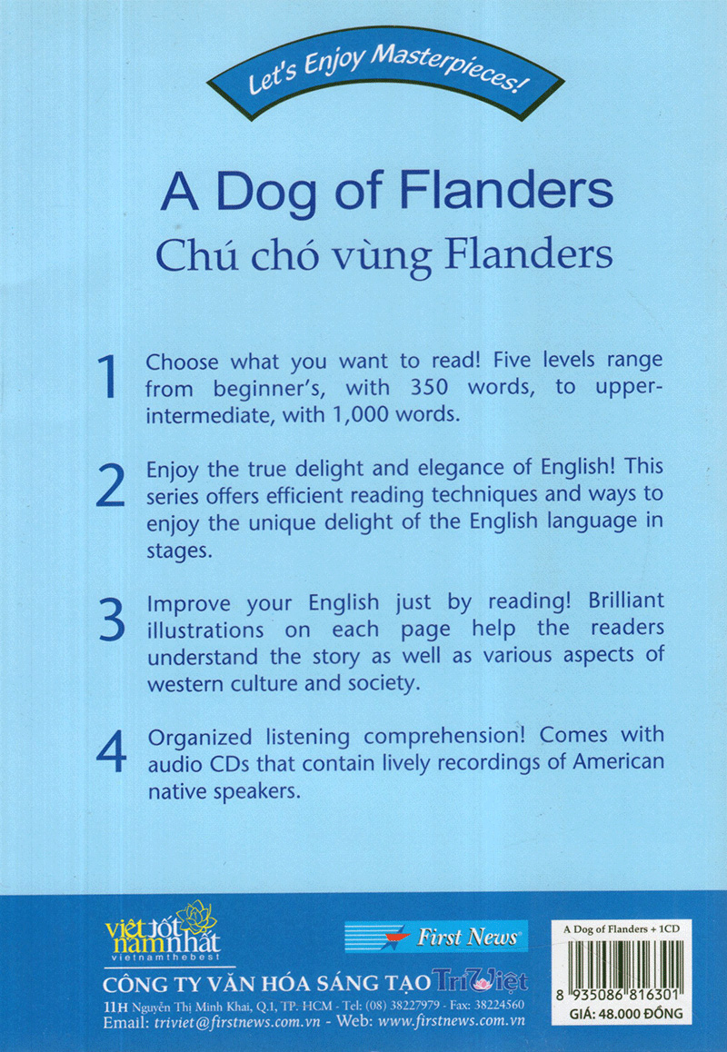 Let's Enjoy Masterpieces - A Dog Of Flanders - Chú Chó Vùng Flanders CD ...
