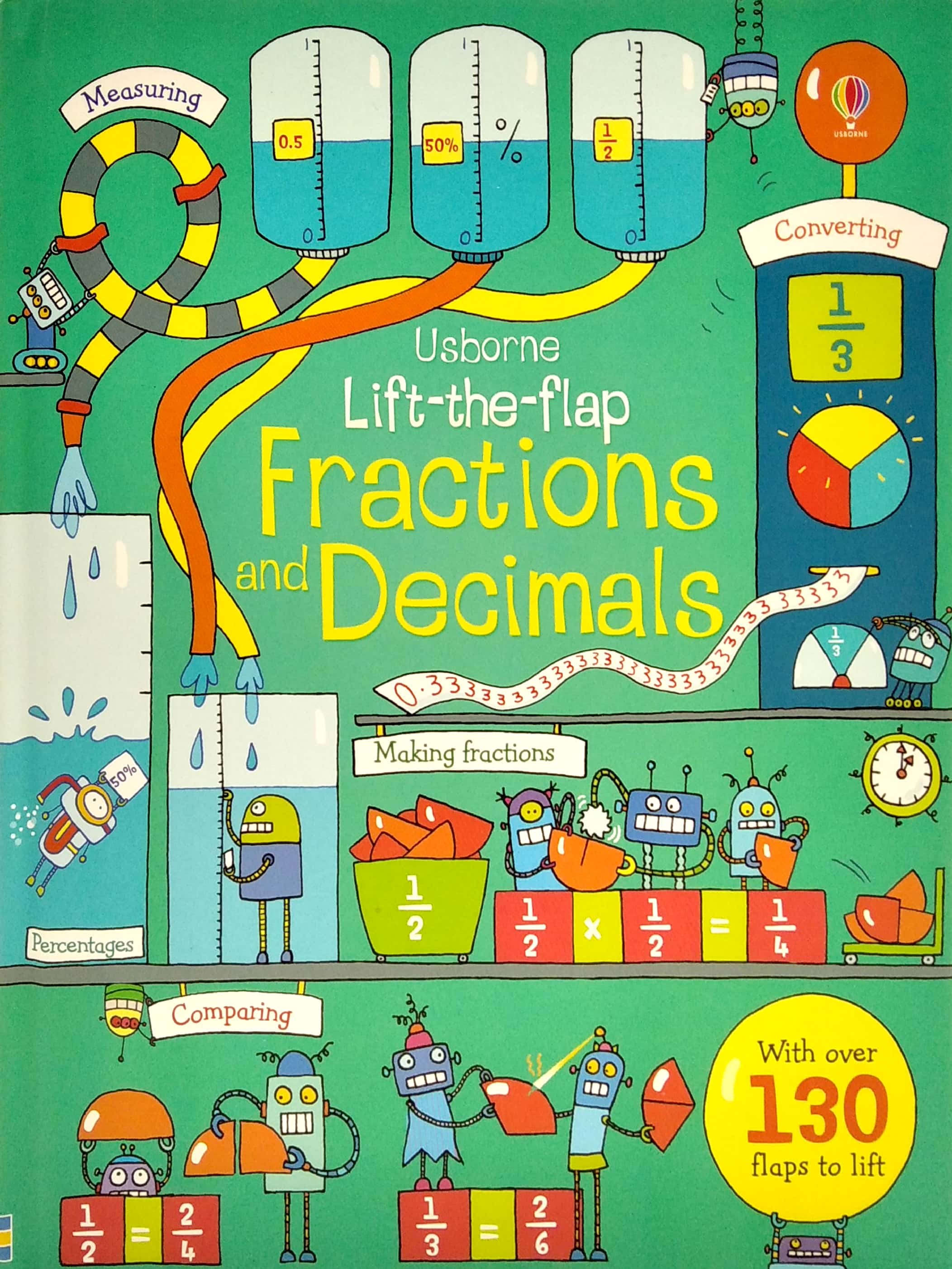 Lift-the-flap Fractions And Decimals - FAHASA.COM