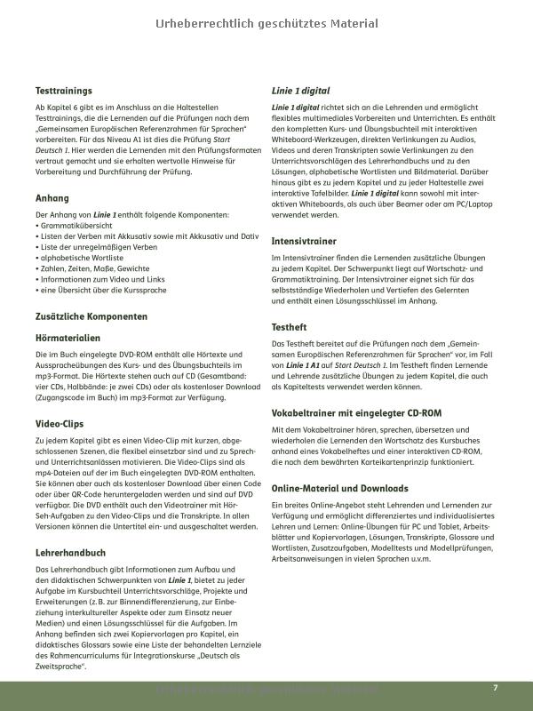 Linie 1 A1: Deutsch in Alltag und Beruf. Lehrerhandbuch - FAHASA.COM