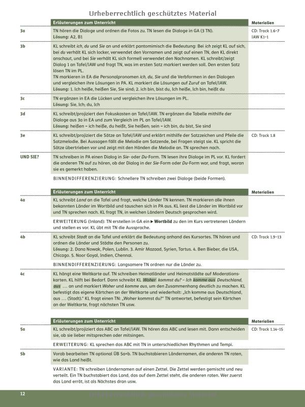 Linie 1 A1: Deutsch in Alltag und Beruf. Lehrerhandbuch - FAHASA.COM