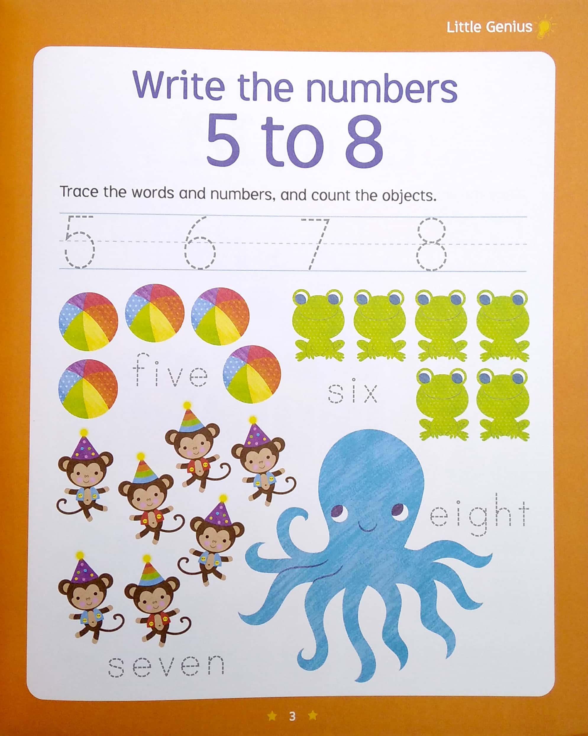 Little Genius: Numbers Magnetic Board & Magnets