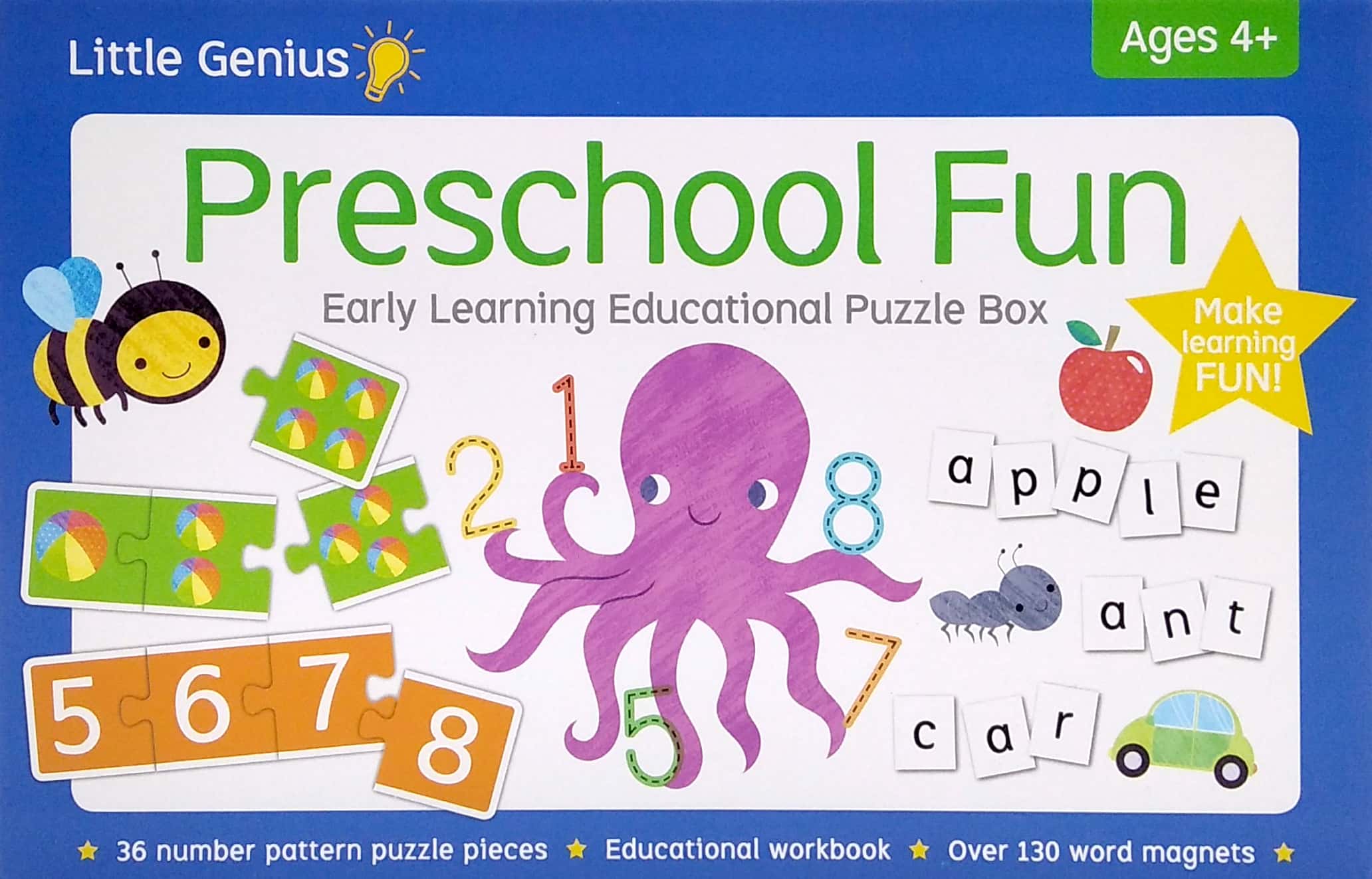 Little Genius: Preschool Fun Early Learning Educational Puzzle Box ...