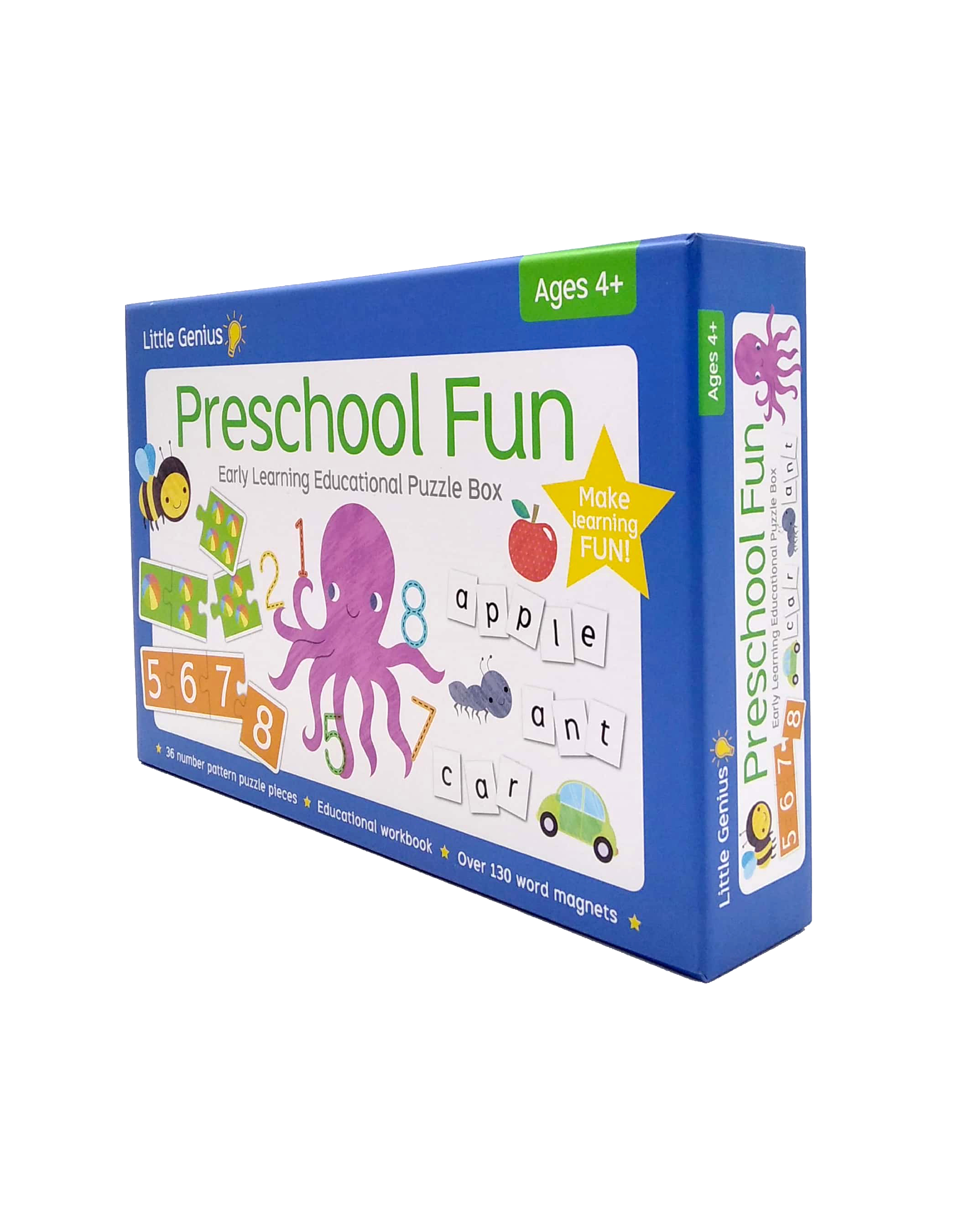 Little Genius: Preschool Fun Early Learning Educational Puzzle Box ...
