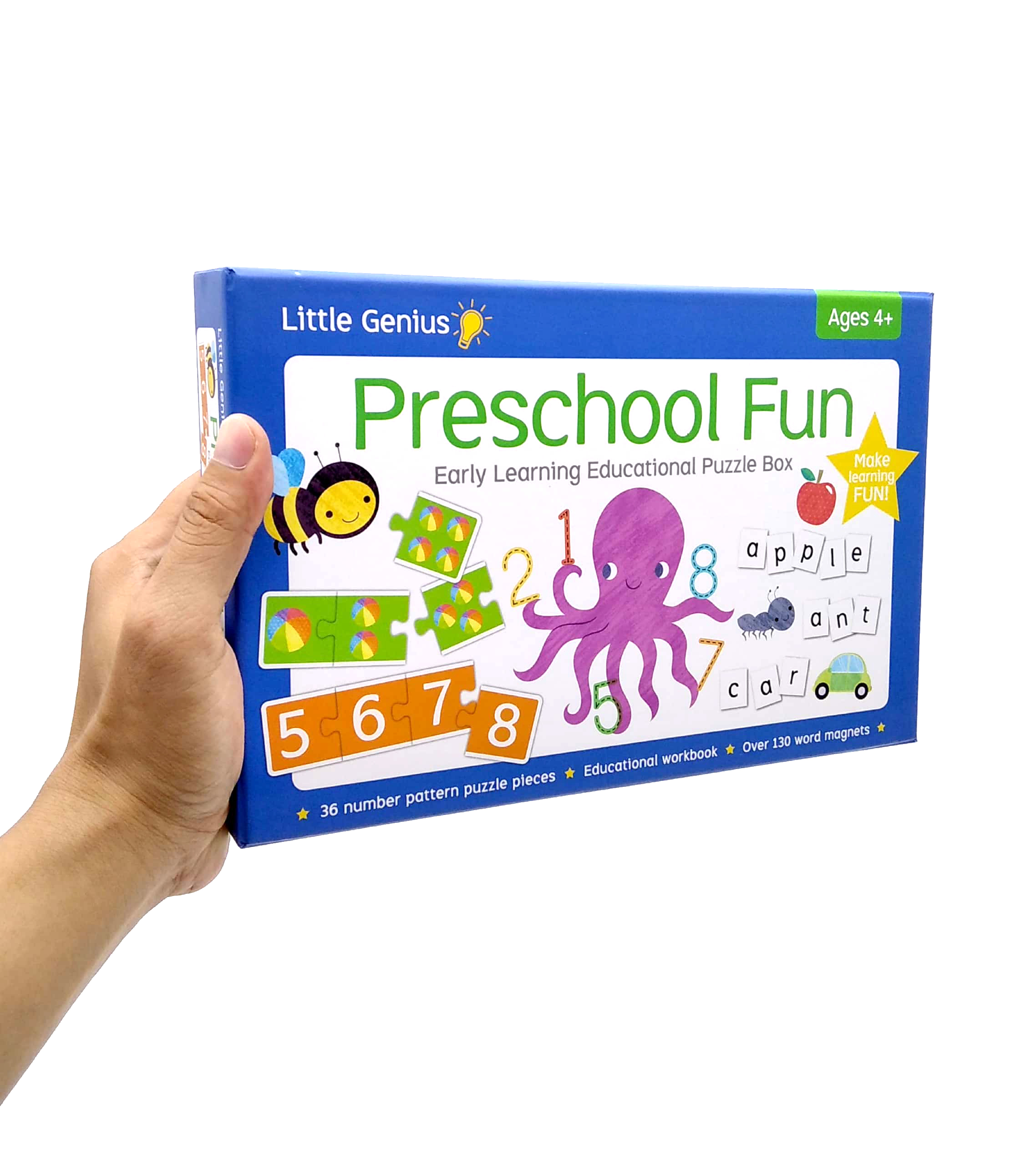 Little Genius: Preschool Fun Early Learning Educational Puzzle Box ...