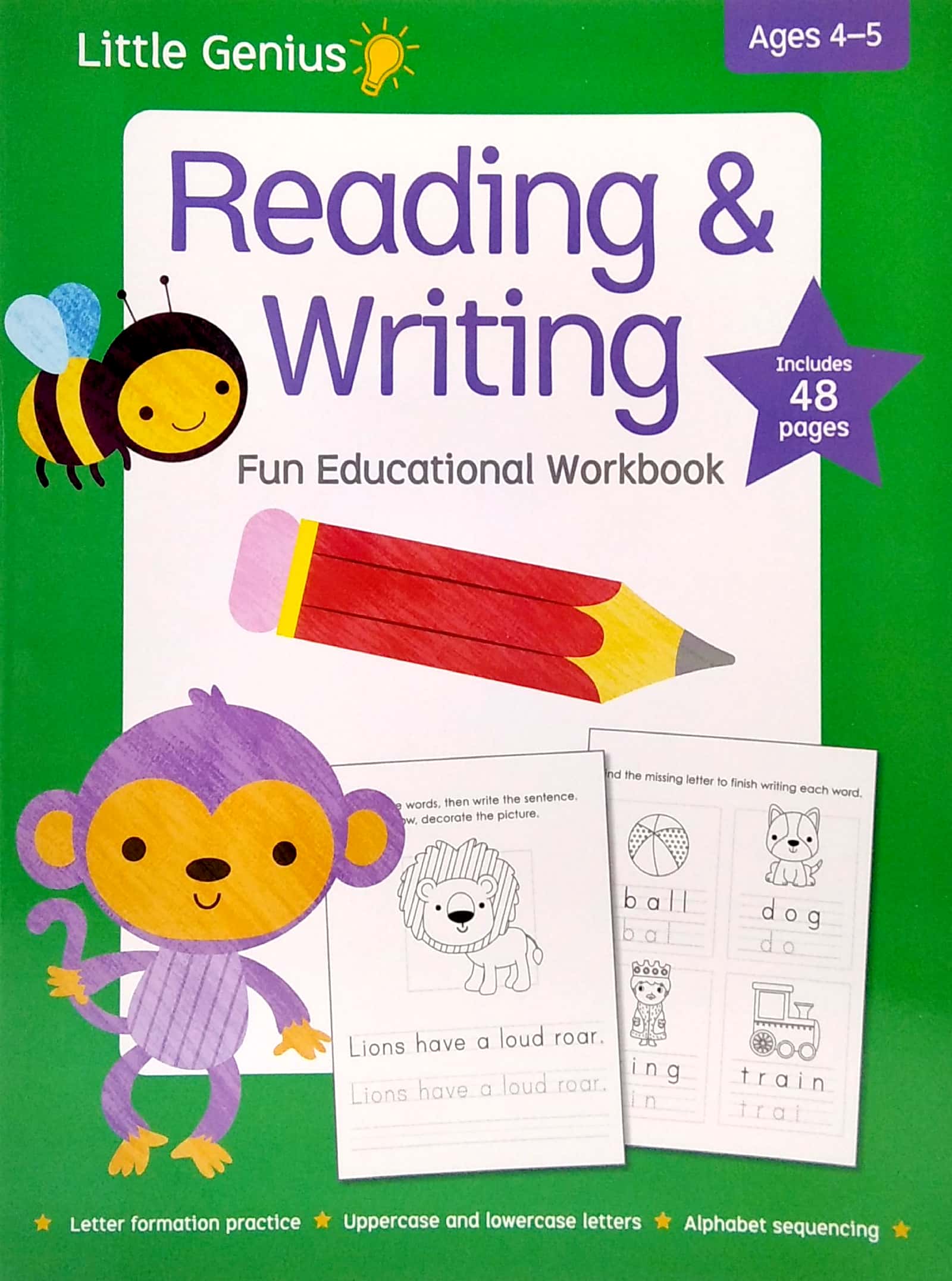 Little Genius: Reading & Writing Fun Educational Workbook - FAHASA.COM