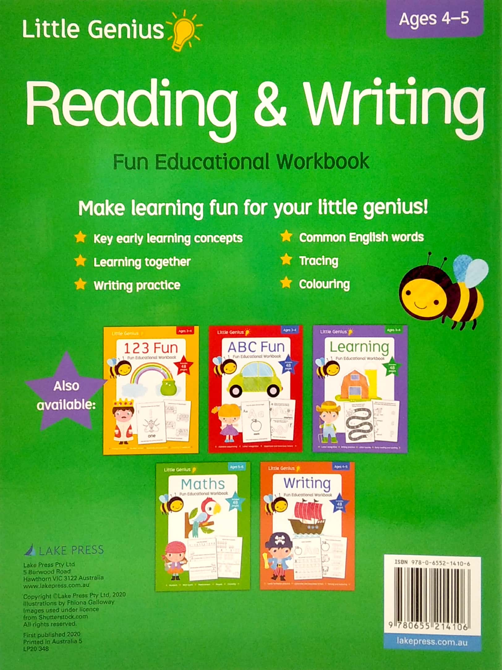 Little Genius: Reading & Writing Fun Educational Workbook - FAHASA.COM