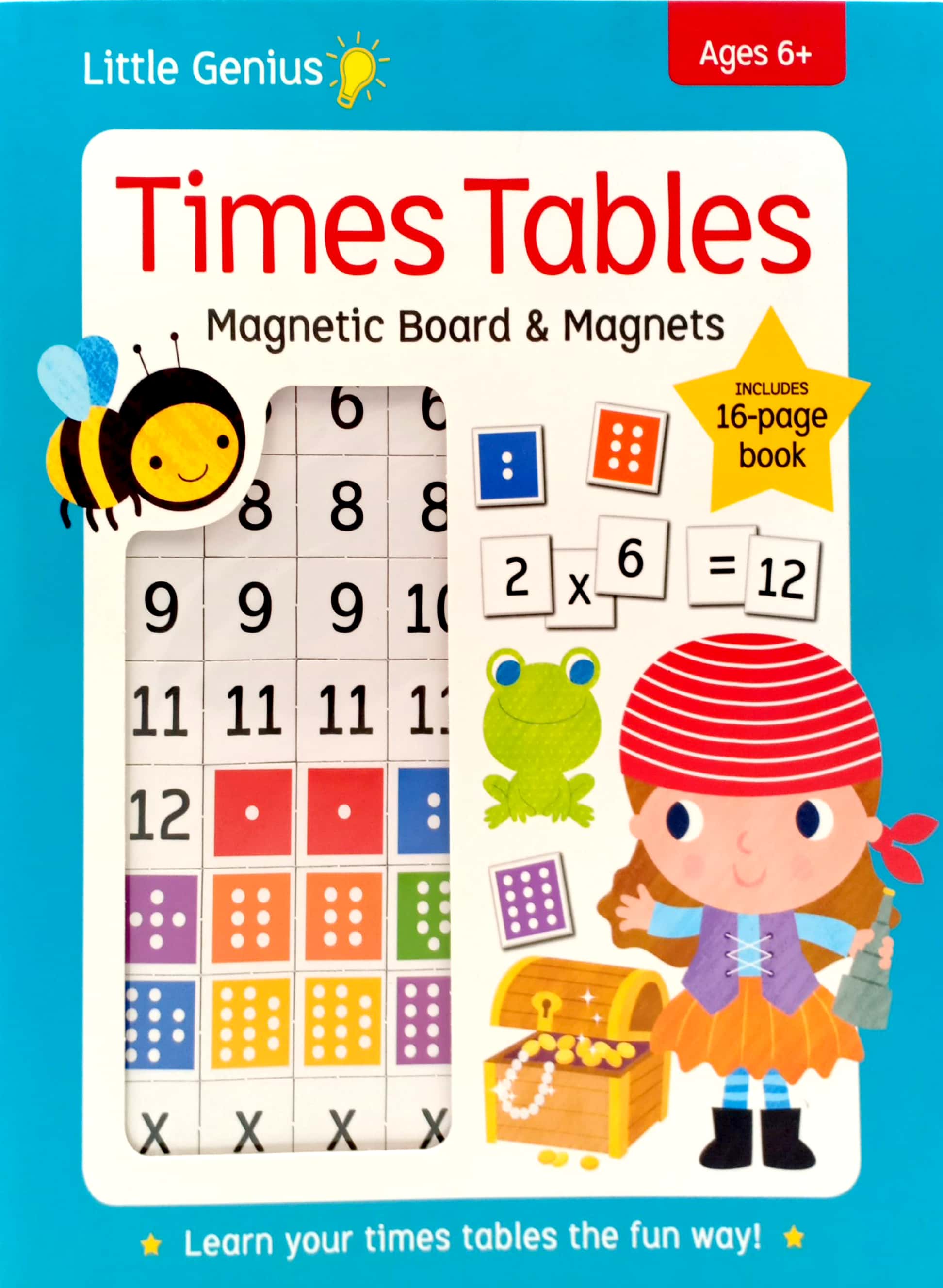 Little Genius Times Table - Magnetic Board & Magnets - FAHASA.COM