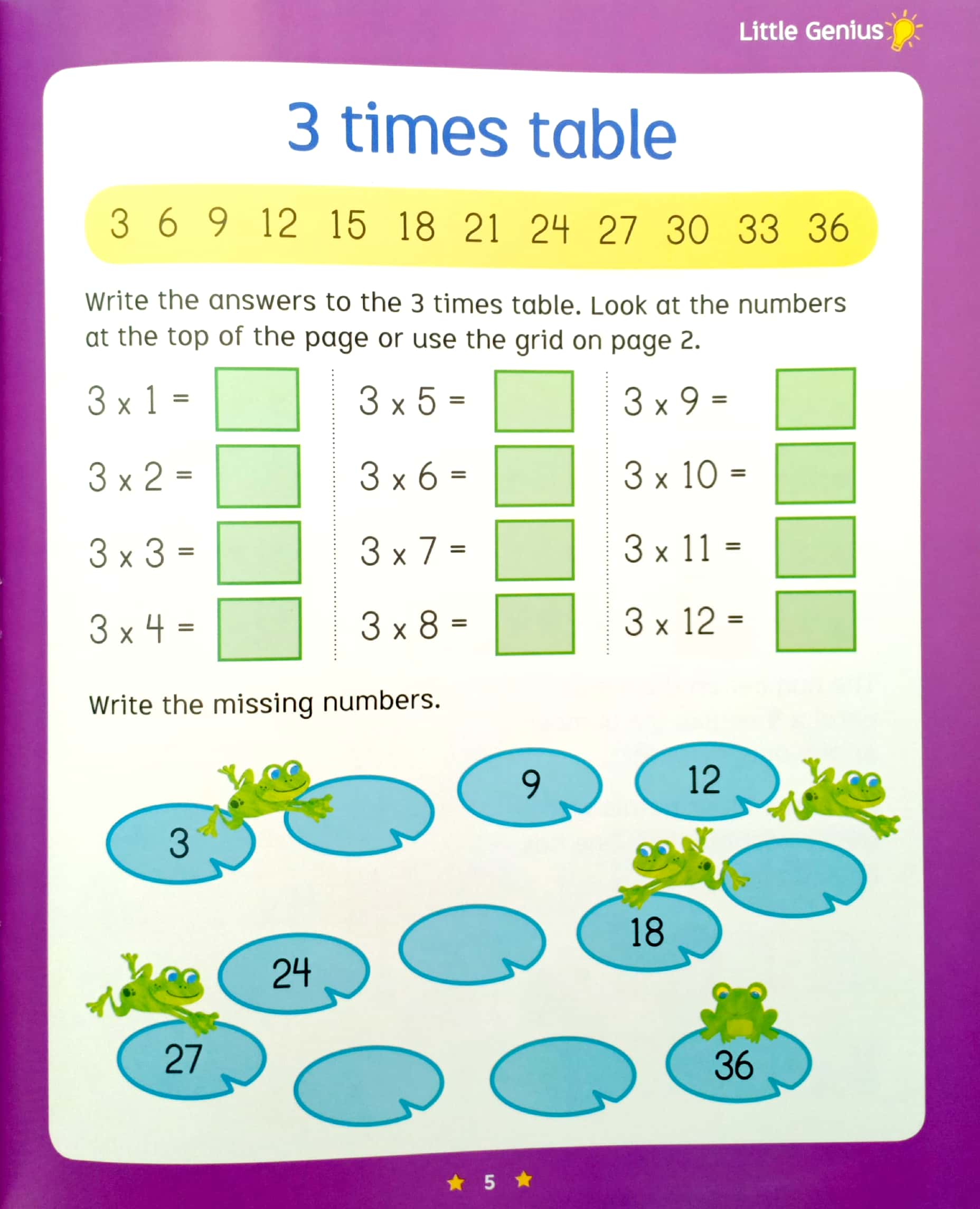 Little Genius Times Table - Magnetic Board & Magnets - FAHASA.COM