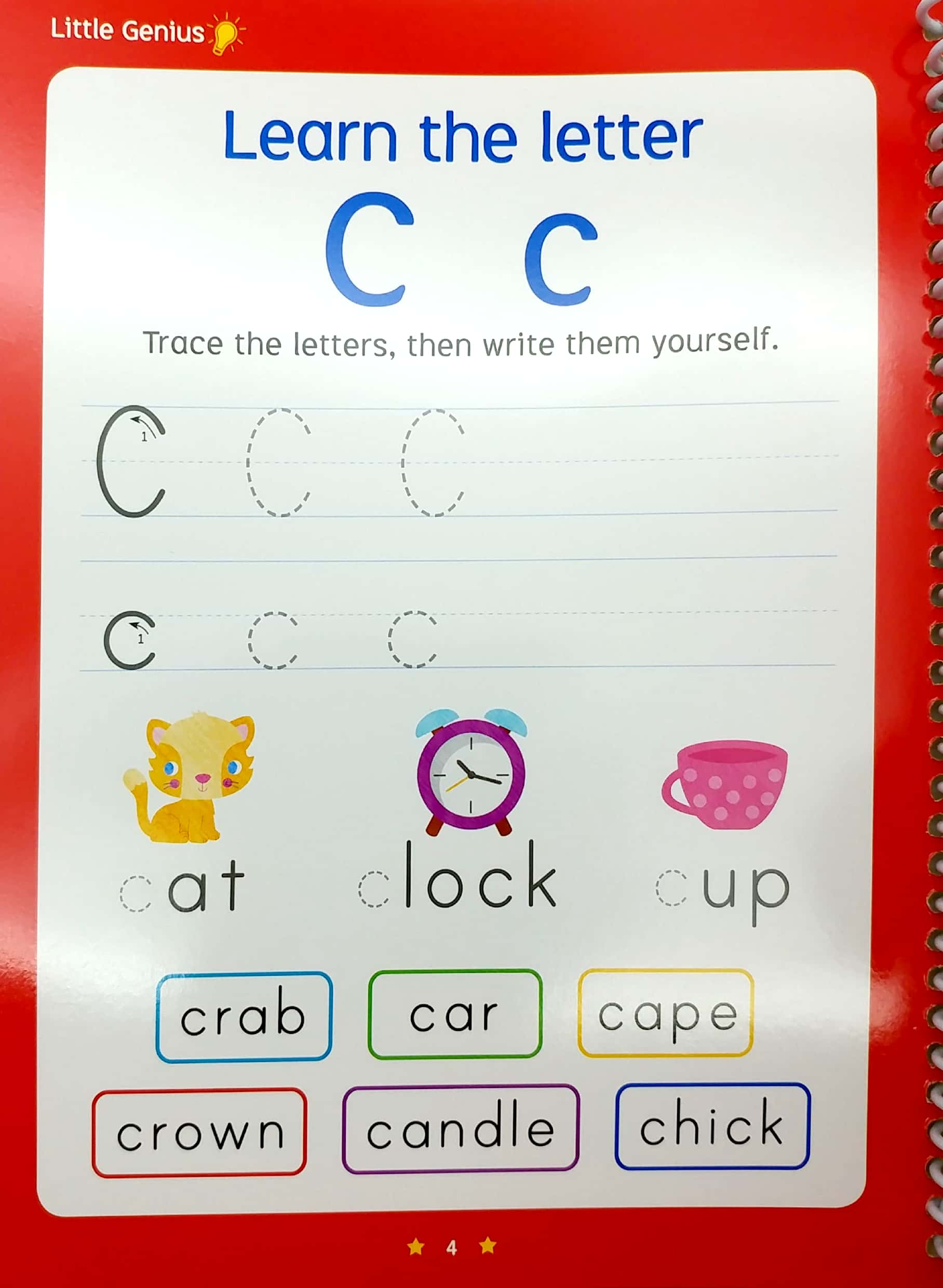 Little Genius Write And Wipe Bind Up - Alphabet - FAHASA.COM