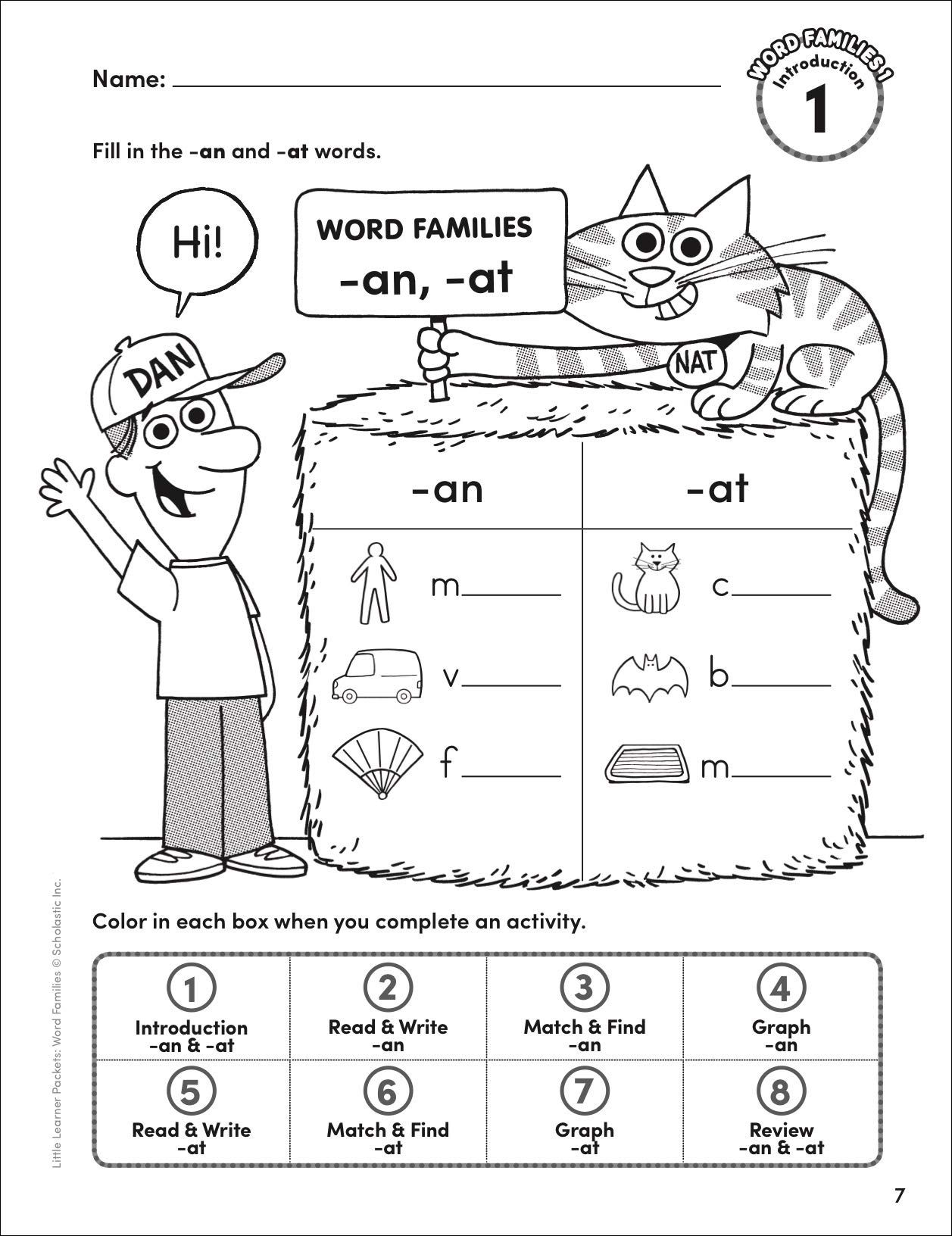 Little Learner Packets: Word Families: 10 Playful Units That Teach Key ...