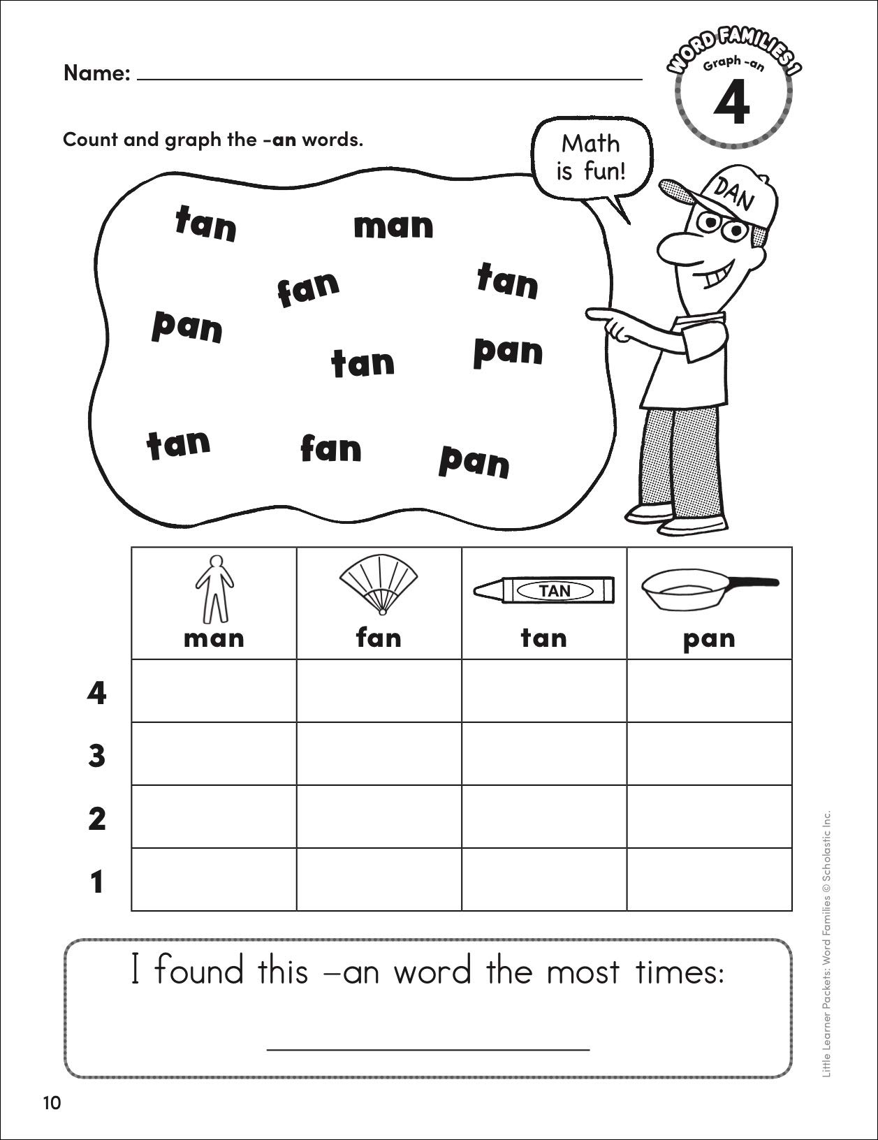 Little Learner Packets: Word Families: 10 Playful Units That Teach Key ...