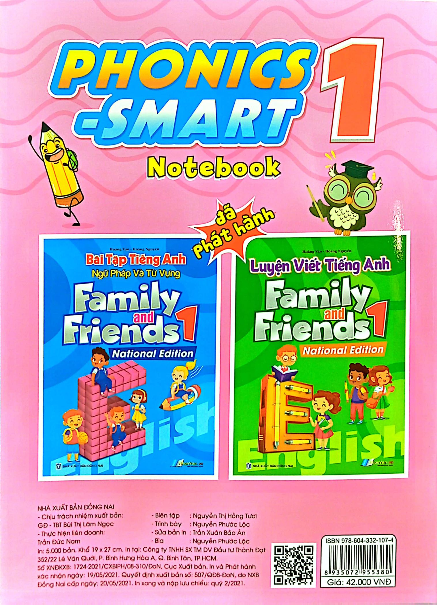 Sách Luyện Viết Tiếng Anh Phonics - Smart 1 - Notebook - FAHASA.COM