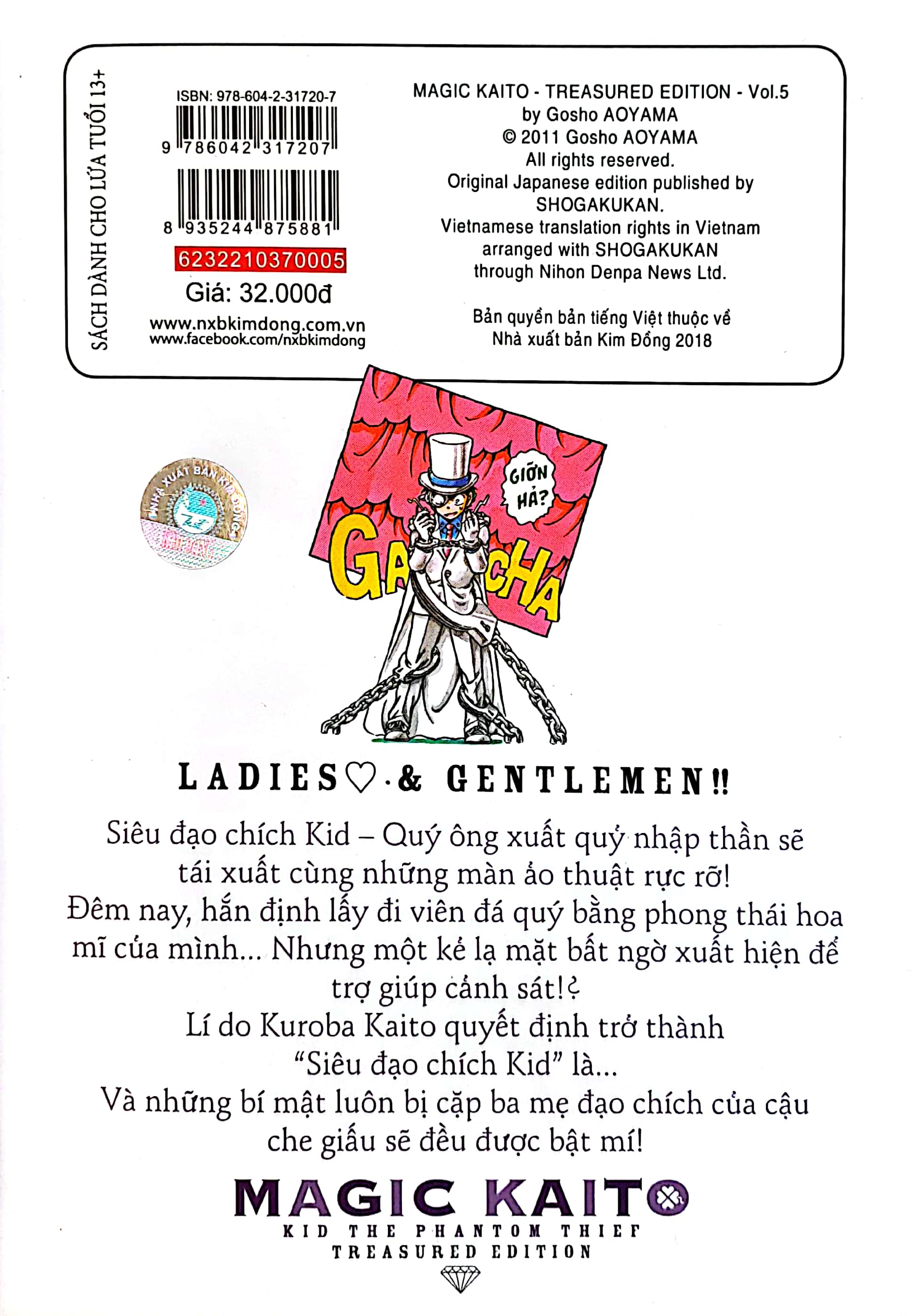 Sách Magic Kaito - Tập 5 (Tái Bản 2022) - FAHASA.COM