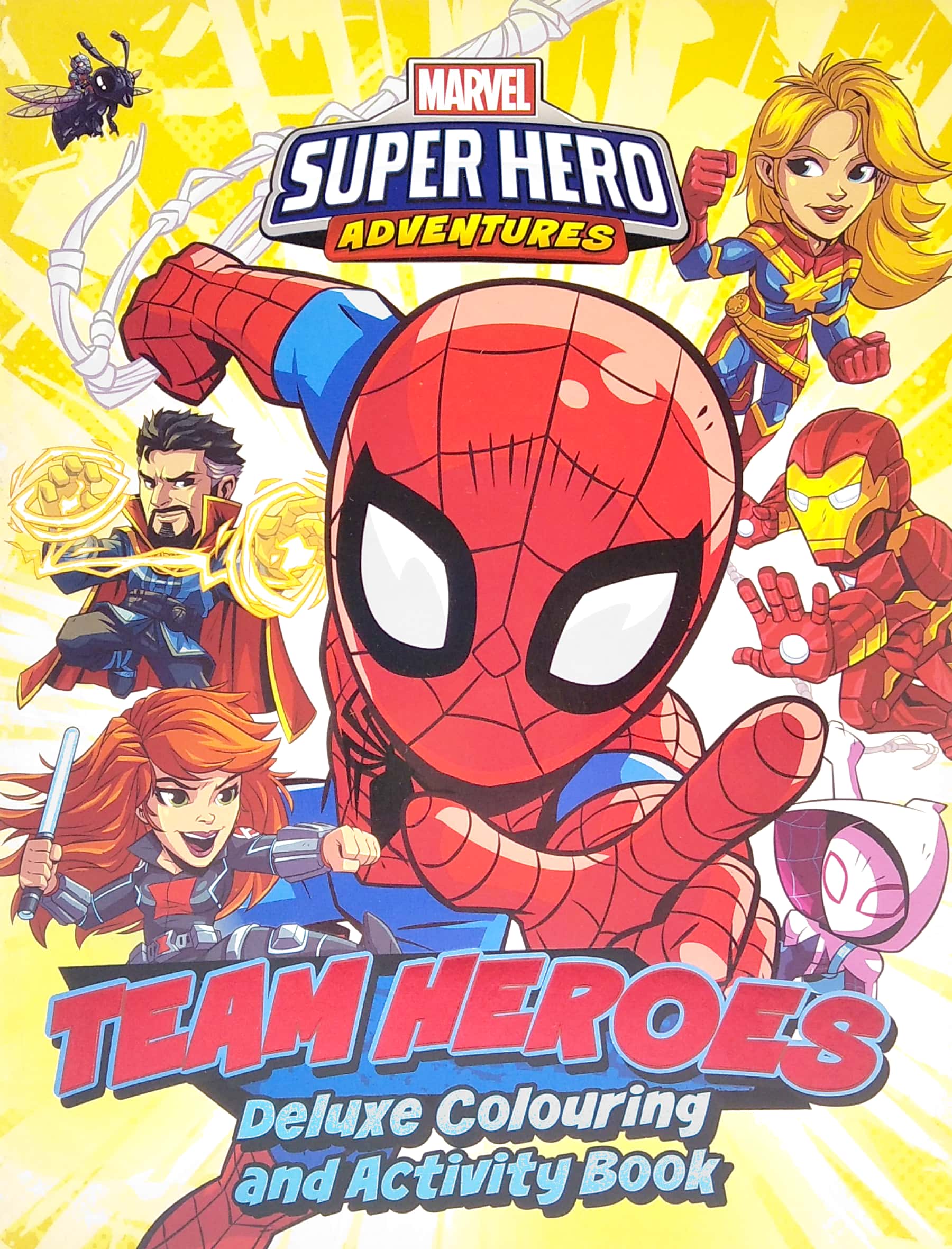 Marvel Superhero Adventures - Team Heroes Deluxe Colouring Book