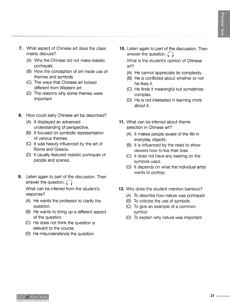 Mastering Skills For The Toefl IBT - Listening - Kèm CD - FAHASA.COM