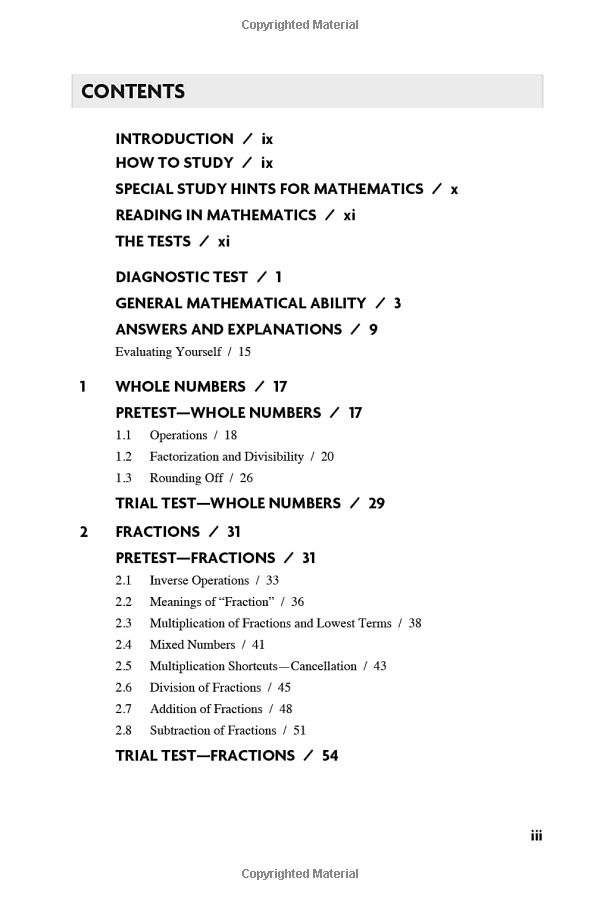 Math: The Easy Way (Barron's Easy Way)
