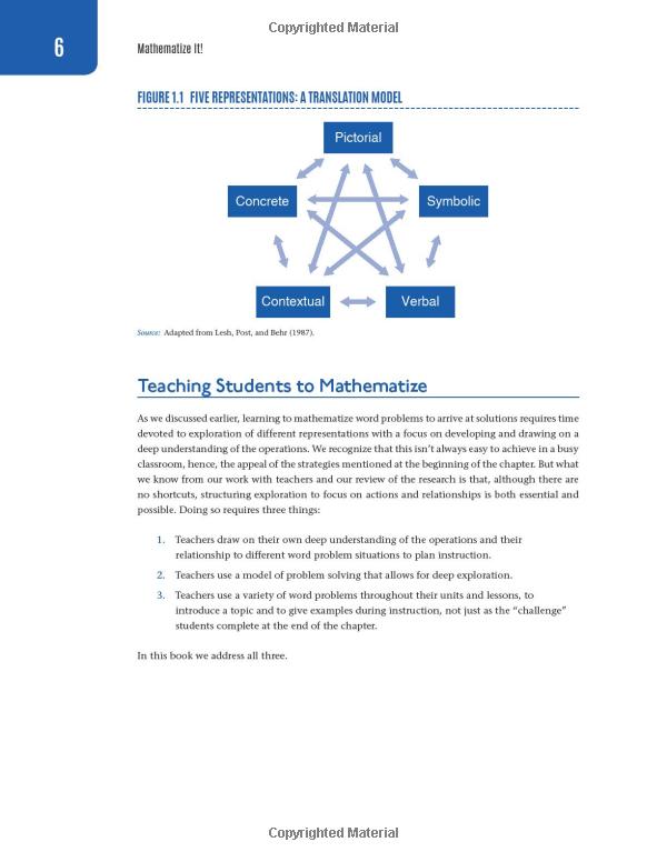 Mathematize It!: Going Beyond Key Words to Make Sense of Word Problems ...