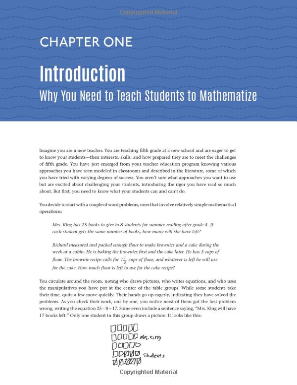 Mathematize It!: Going Beyond Key Words to Make Sense of Word Problems ...