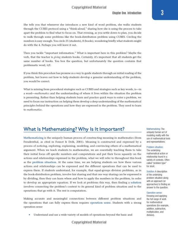 Mathematize It!: Going Beyond Key Words to Make Sense of Word Problems ...