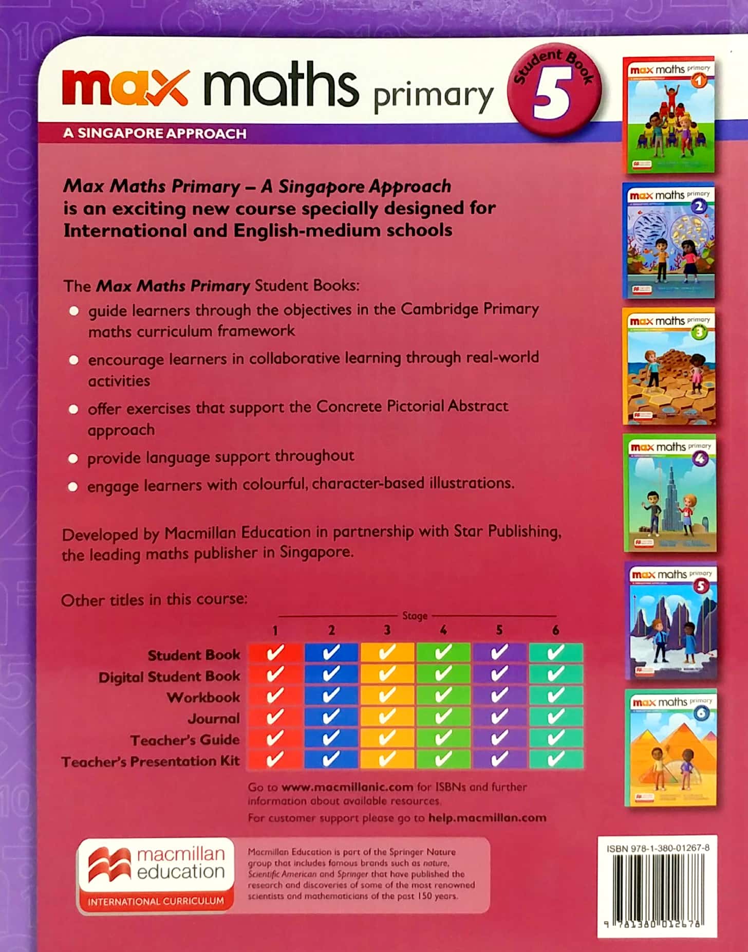 Max Maths Primary A Singapore Approach Grade 5 Student Book - FAHASA.COM