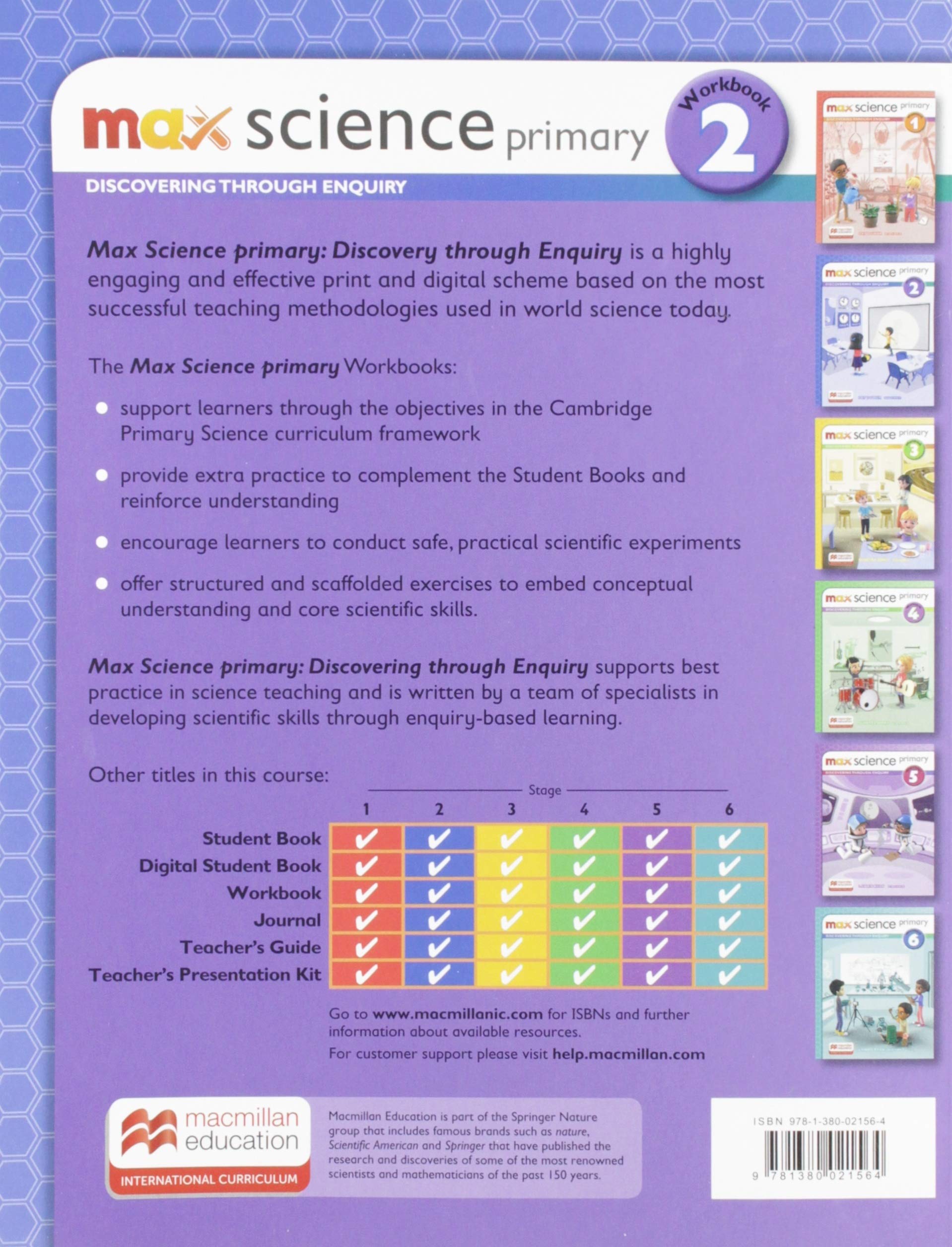 Max Science primary Workbook 2 : Discovering through Enquiry - FAHASA.COM