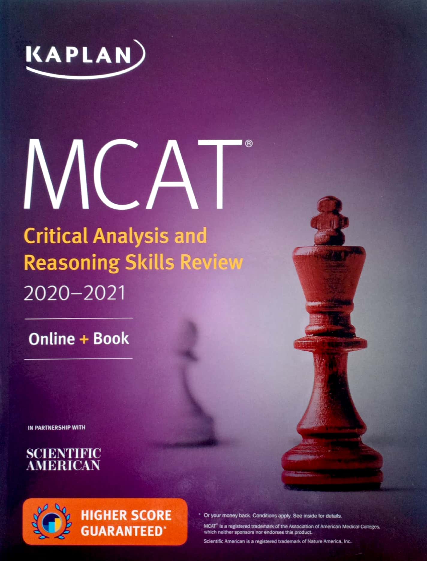 MCAT Critical Analysis And Reasoning Skills Review 2020-2021: Online ...