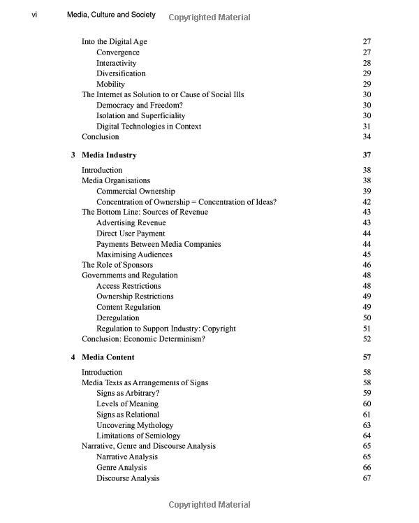 Media, Culture And Society: An Introduction Second Edition