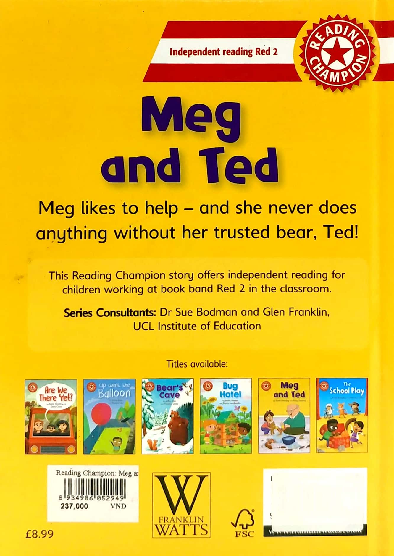 Meg And Ted: Independent Reading Red 2 (Reading Champion) - FAHASA.COM