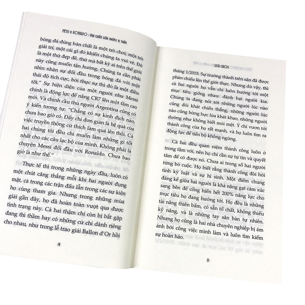 Sách Messi Vs Ronaldo - Đại Chiến Giữa Những Vị Thần (Tái Bản 2024 ...