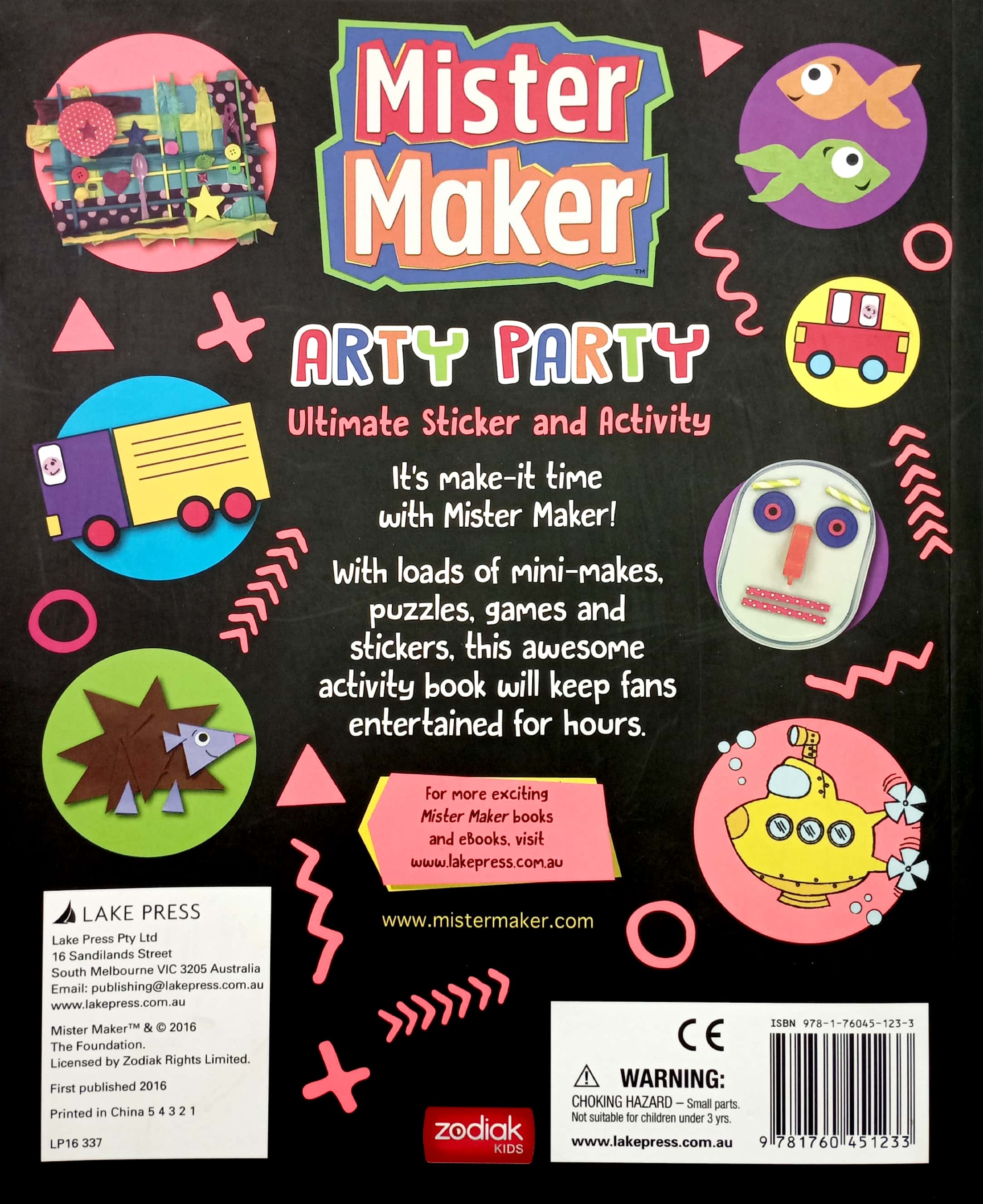 Mister Maker Giant Sticker And Activity Book - FAHASA.COM