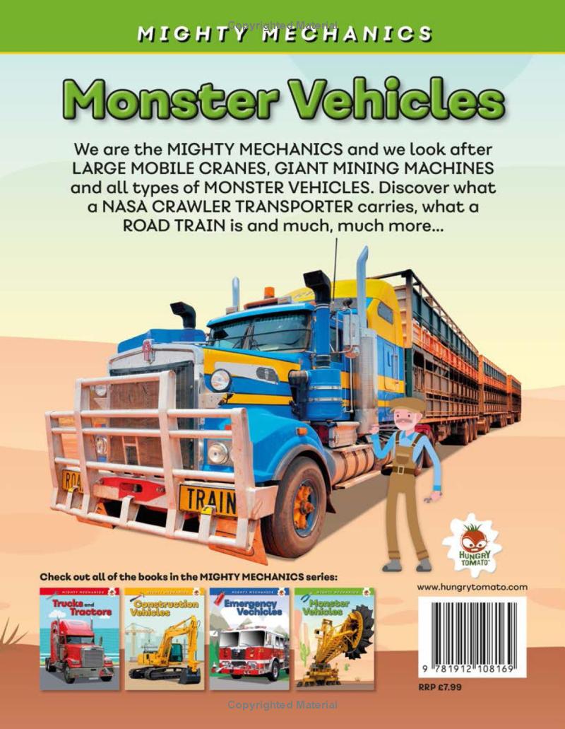 Monster Vehicles: Mighty Mechanics - FAHASA.COM