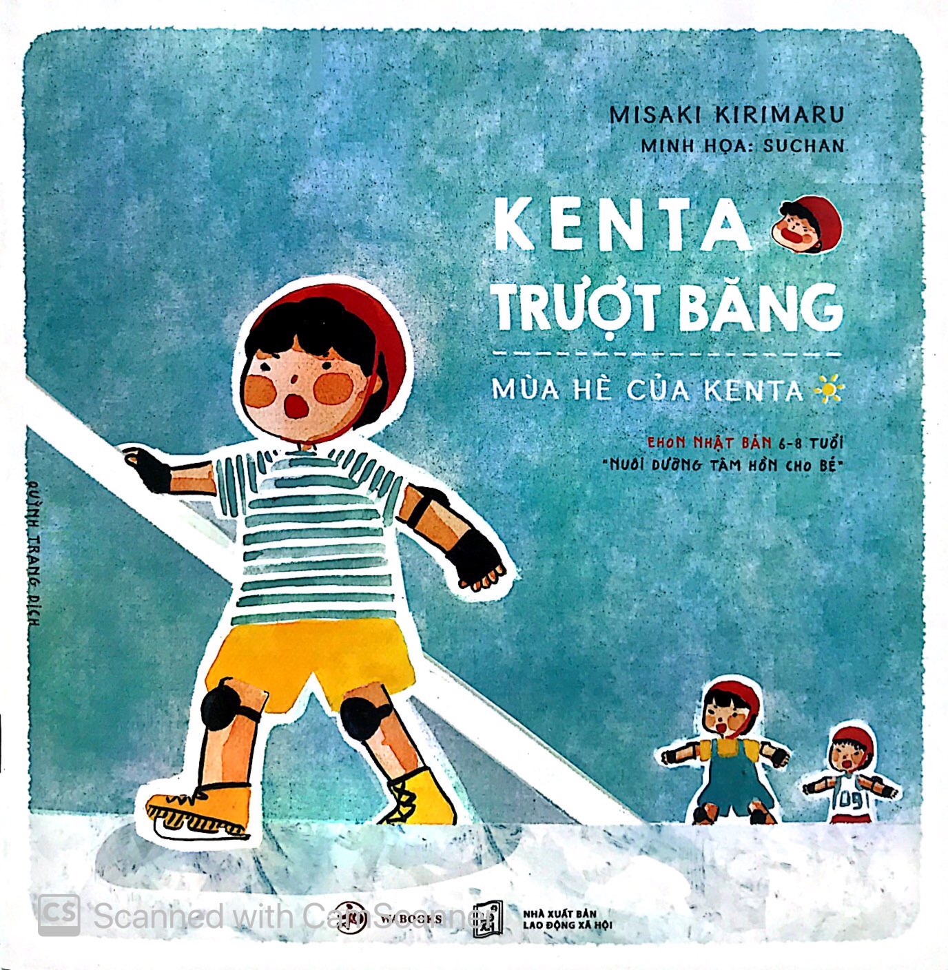 Sách Ehon Nhật Bản - Mùa Hè Của Kenta - Kenta Trượt Băng (6 - 8 Tuổi) - FAHASA.COM