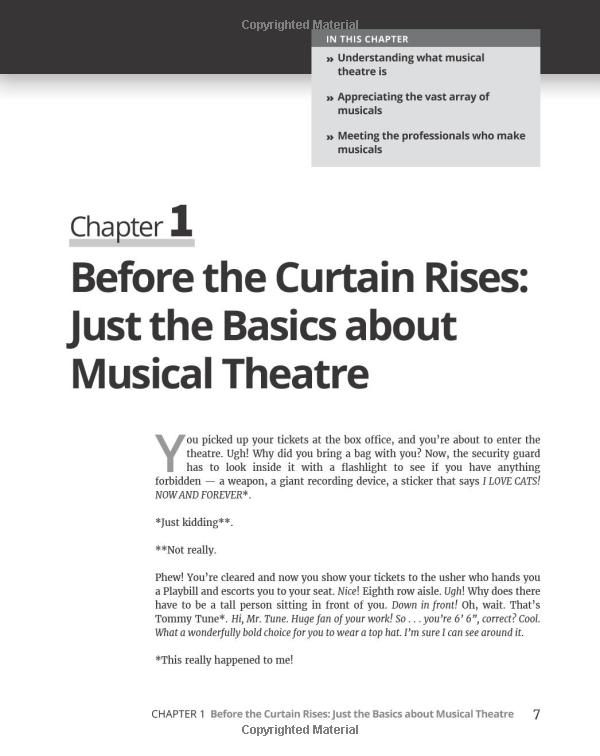 Musical Theatre For Dummies - FAHASA.COM