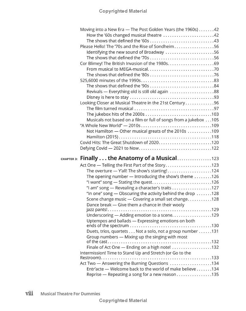 Musical Theatre For Dummies - FAHASA.COM
