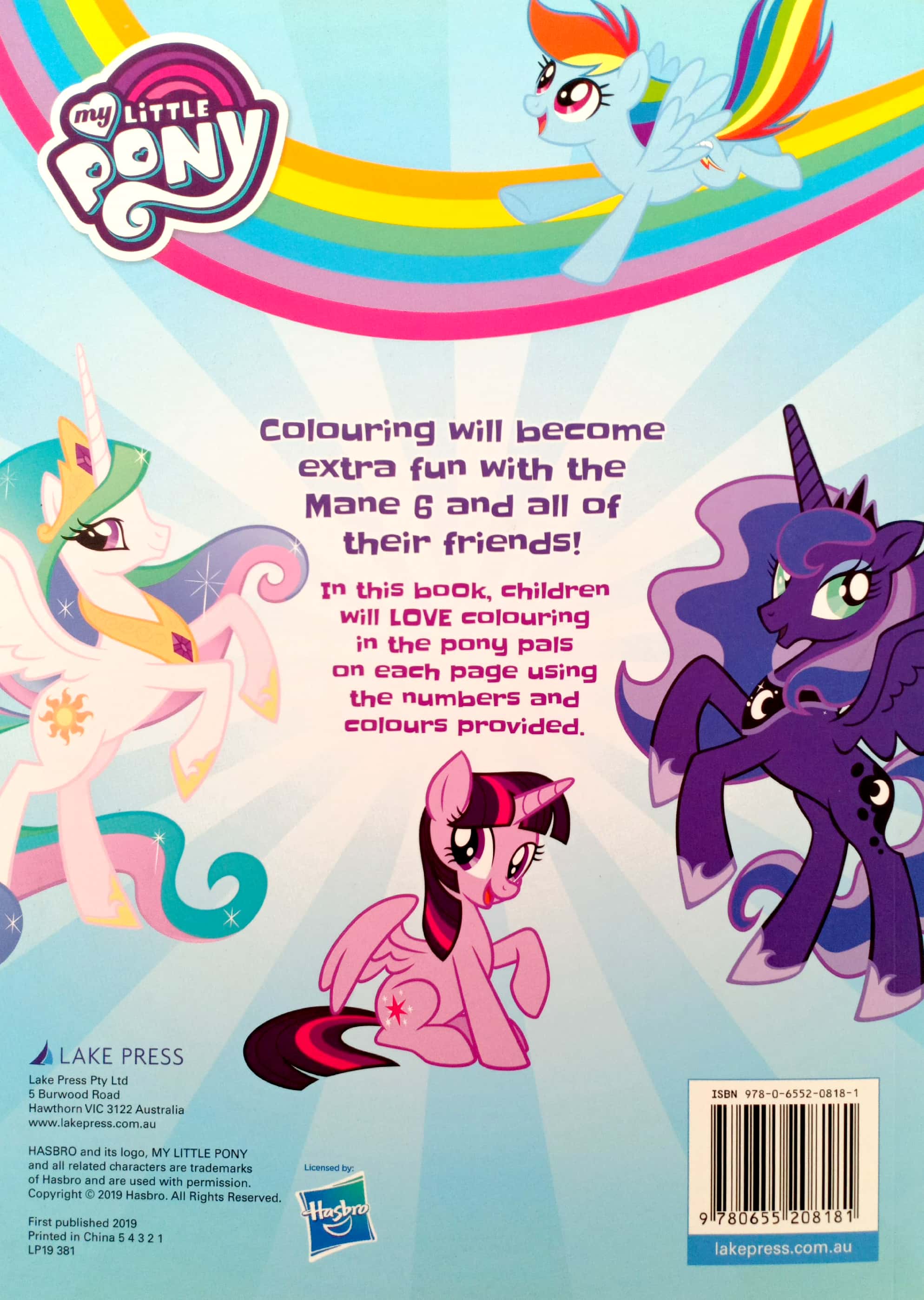 My Little Pony - Pony Palooza Colour By Number - FAHASA.COM