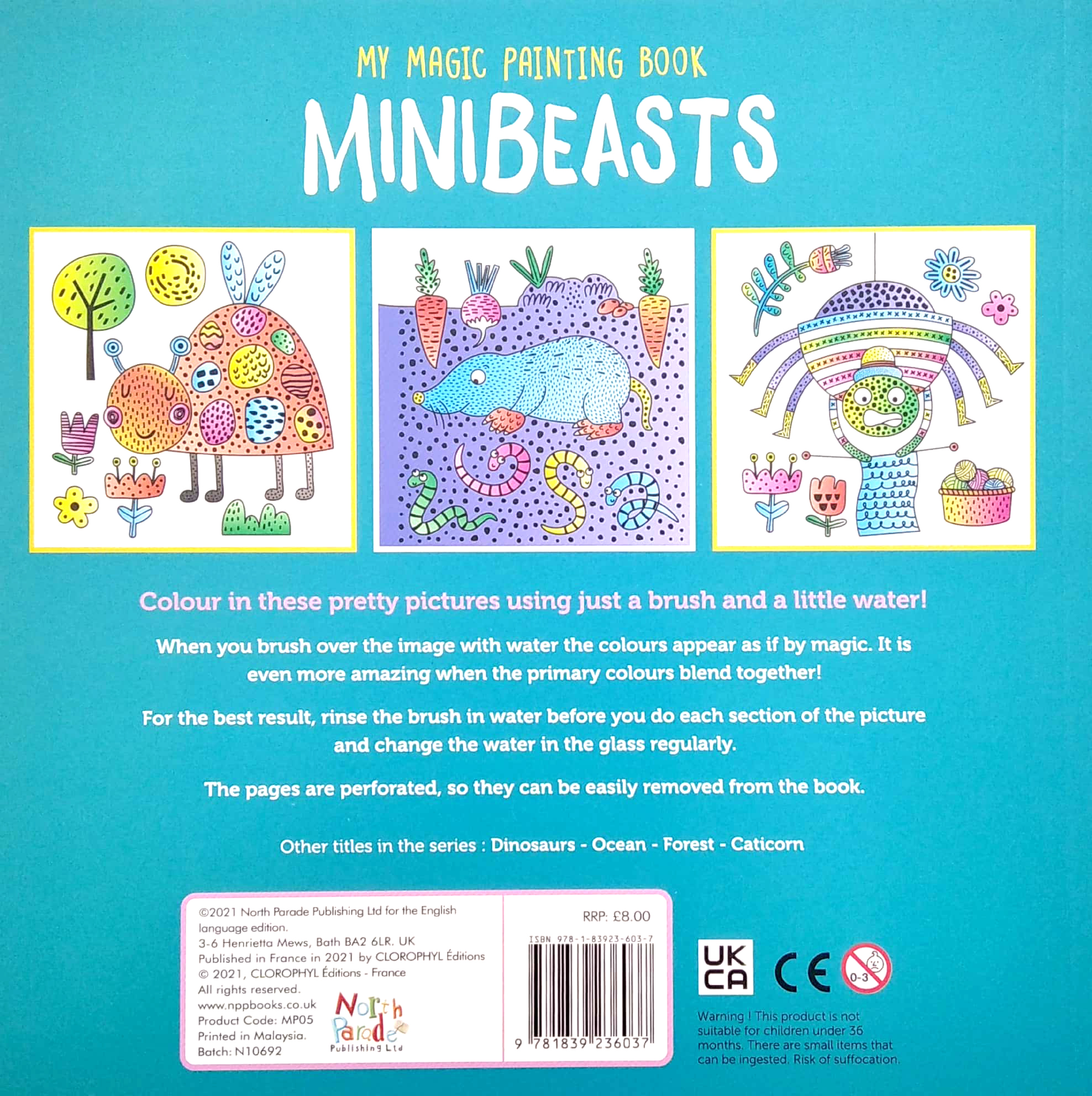 My Magic Painting Book: Minibeasts - FAHASA.COM