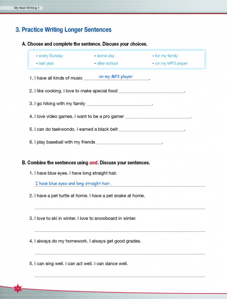 My Next Writing 1 Student Book - FAHASA.COM