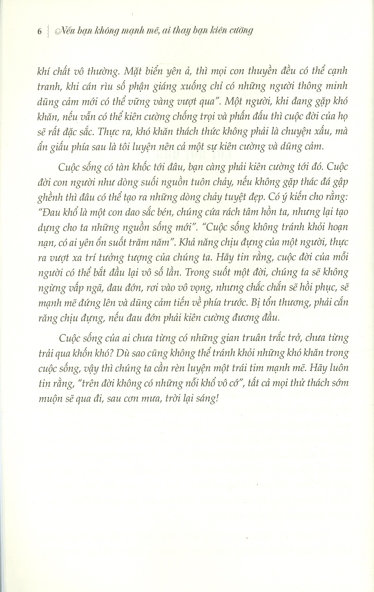 Nếu Bạn Không Mạnh Mẽ, Ai Thay Bạn Kiên Cường PDF - YDS.EDU.VN