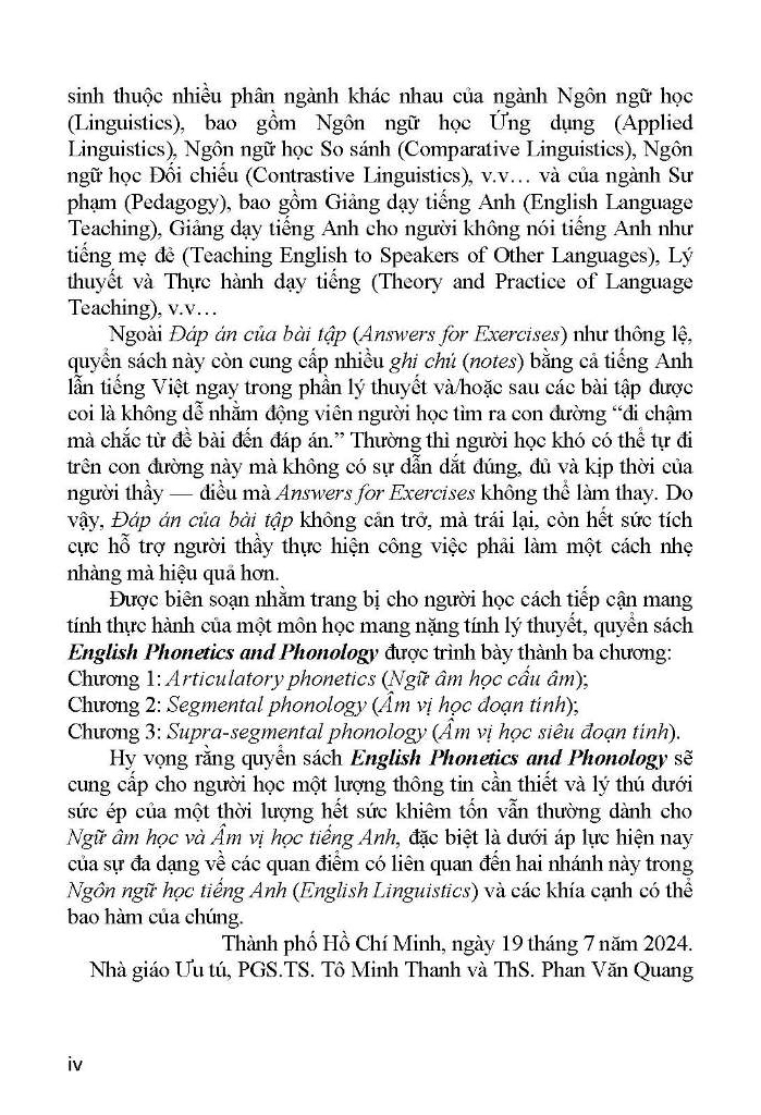 Ngữ Âm Học Và Âm Vị Học Tiếng Anh - English Phonetics And Phonology PDF - Tờ Khai Y Tế