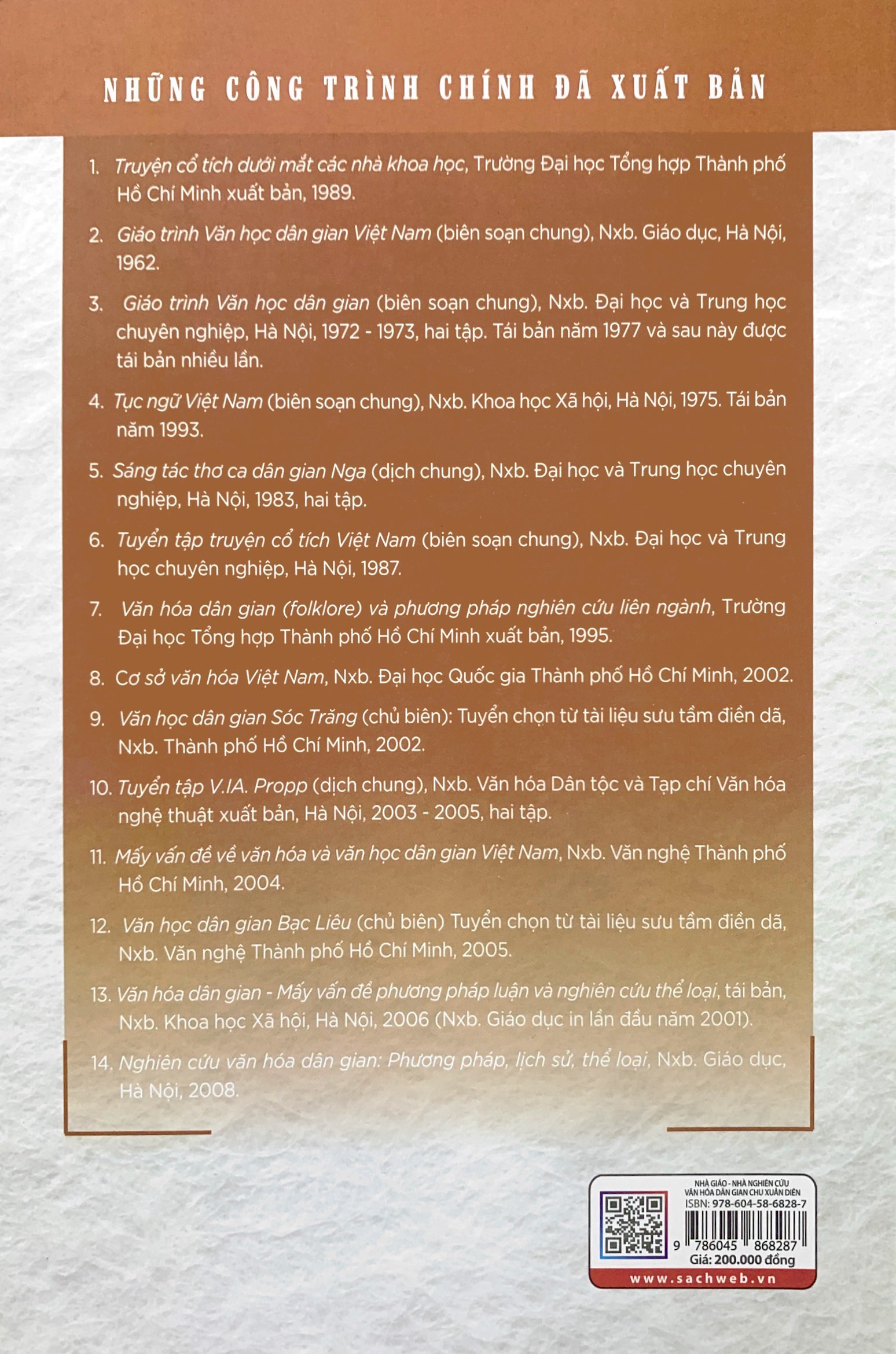 Nhà Giáo Nghiên Cứu Văn Hóa Dân Gian Chu Xuân Diên PDF - Reds