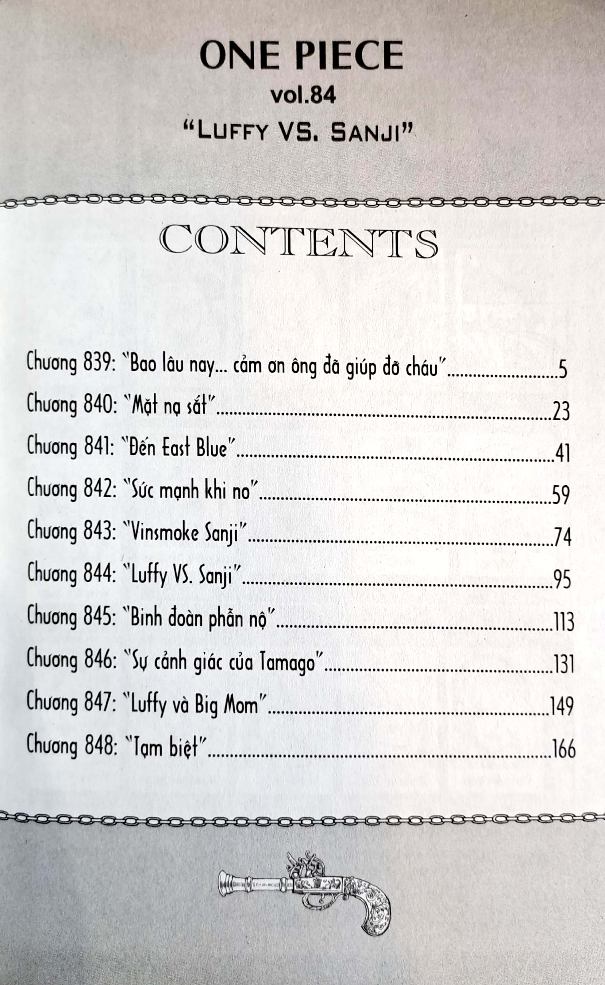 Truyện Tranh One Piece - Tập 84 - Luffy Vs. Sanji (Tái Bản 2022 ...