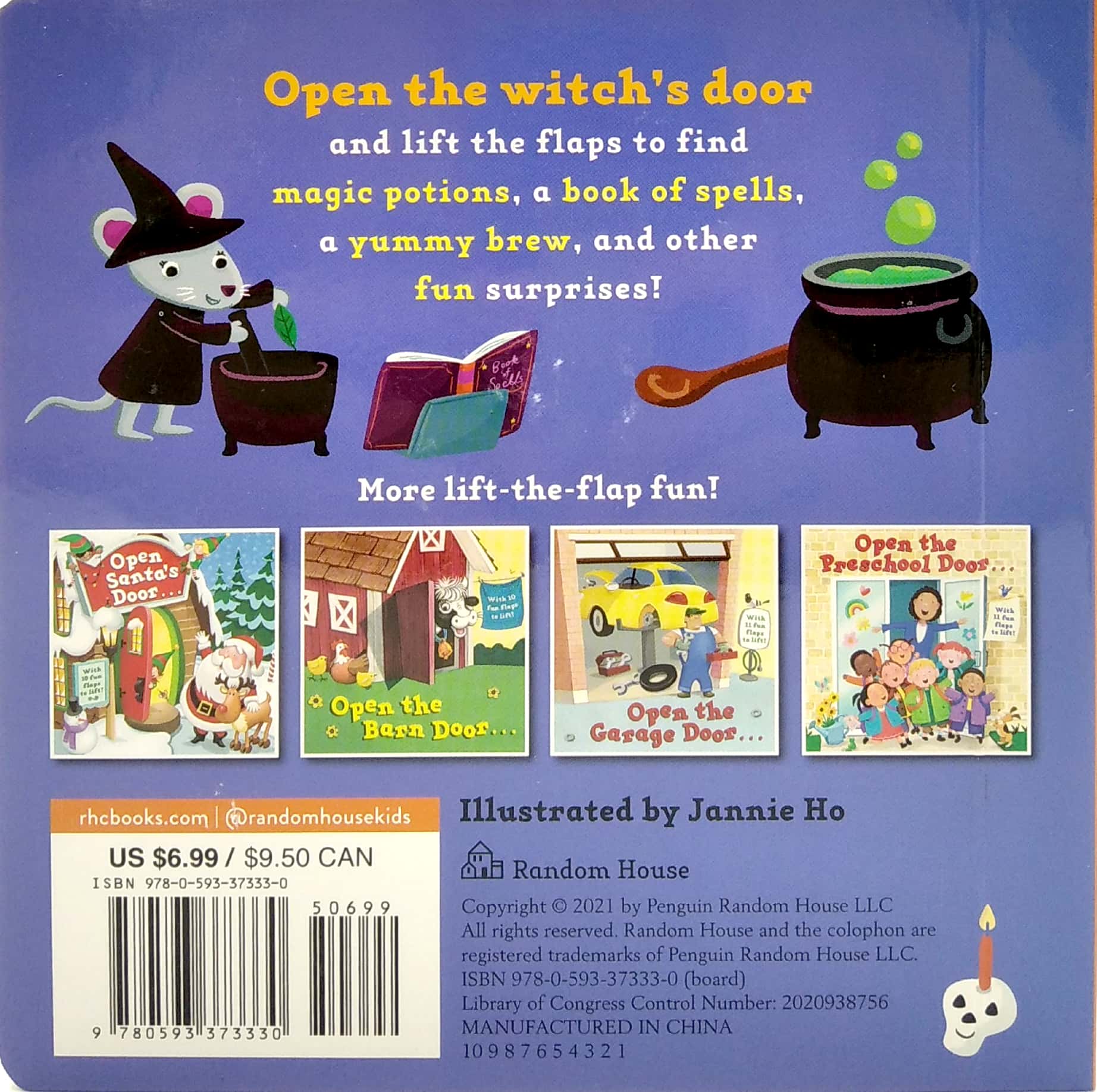 Open The Witch's Door: A Halloween Lift-the-Flap Book - FAHASA.COM