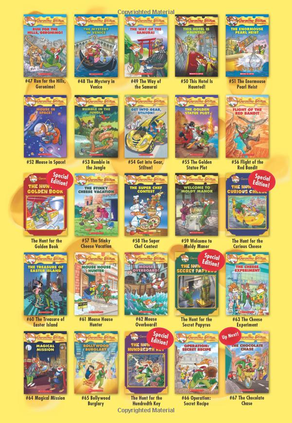 Operation: Secret Recipe (Geronimo Stilton #66), Volume 66