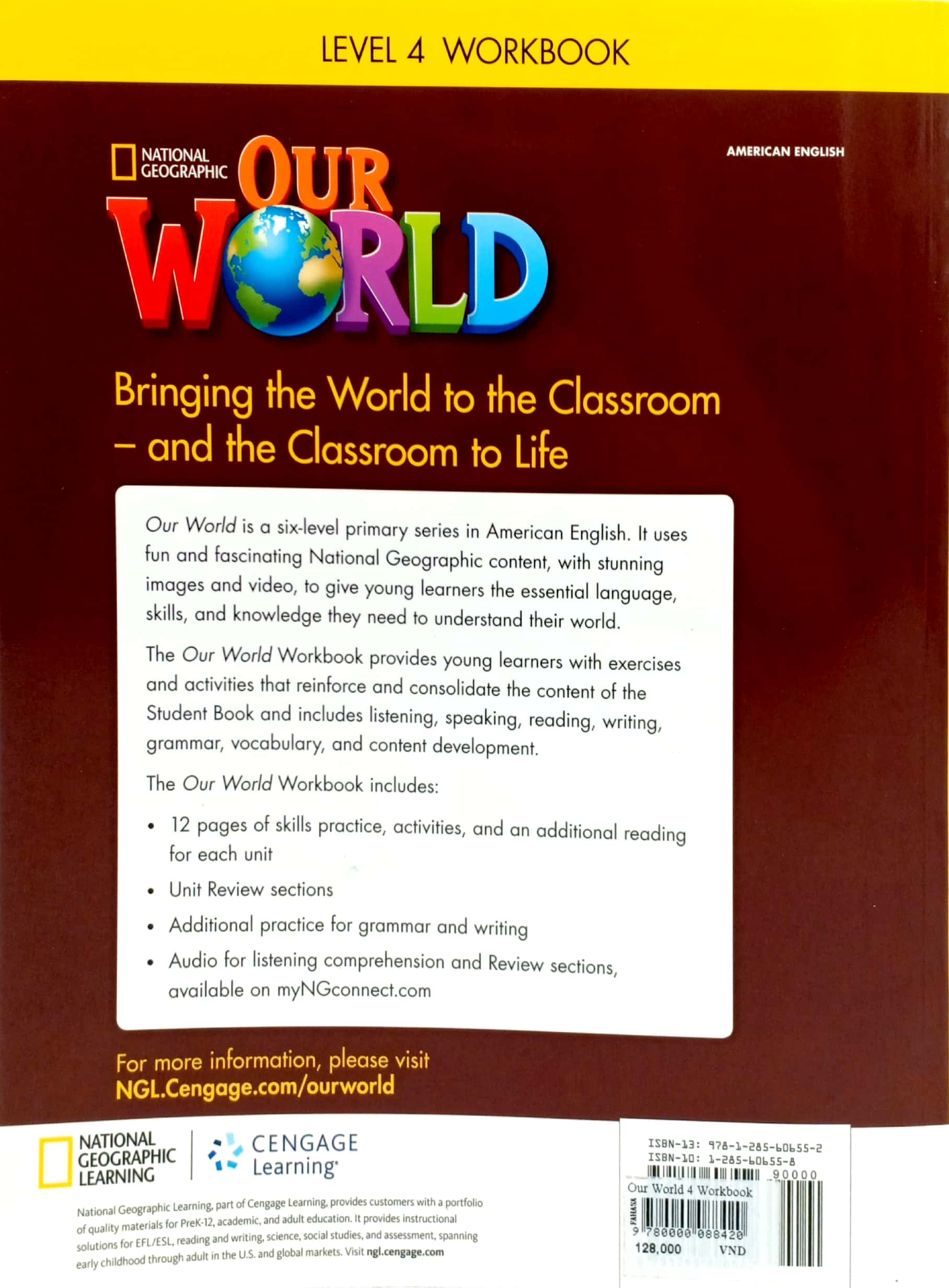 Our World 4 Workbook - FAHASA.COM