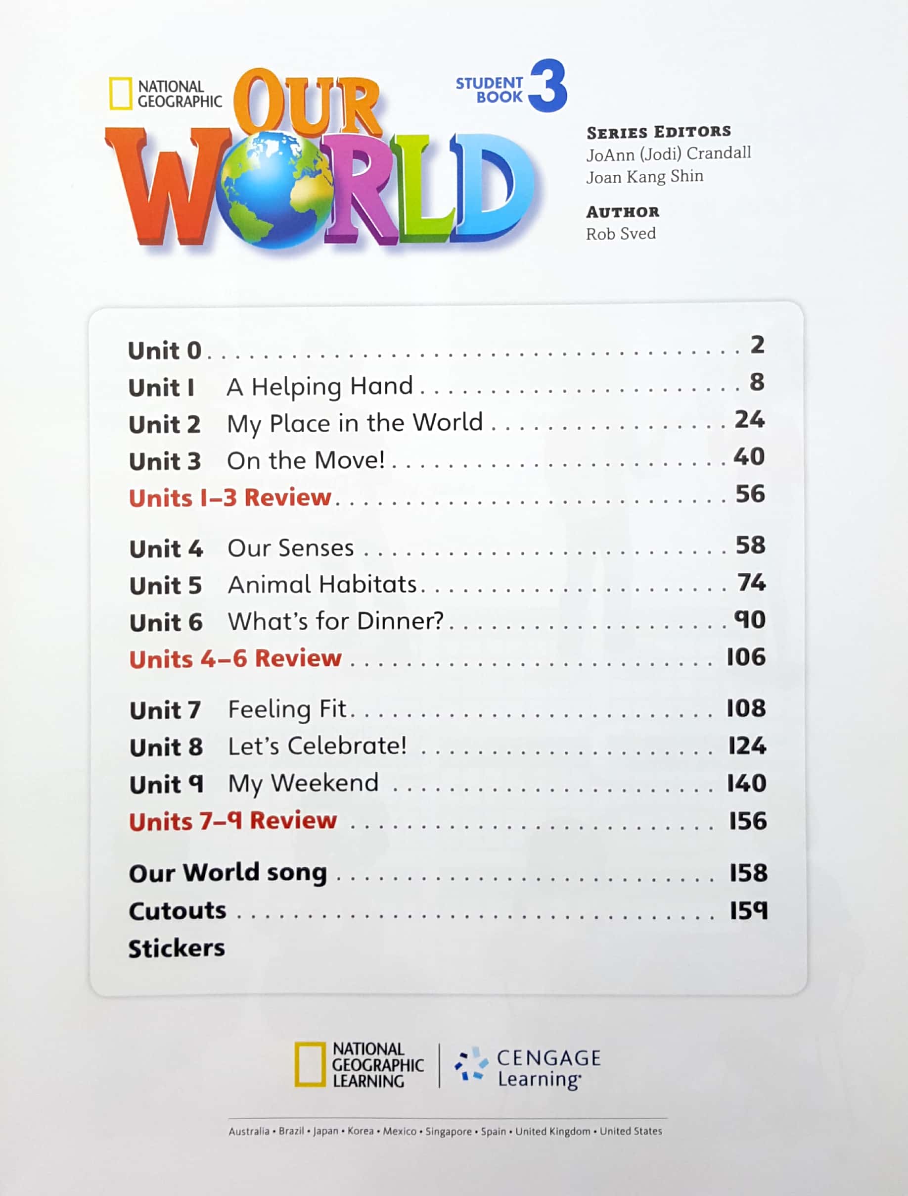 Our World Ame 3 Student Book + Student CDROM