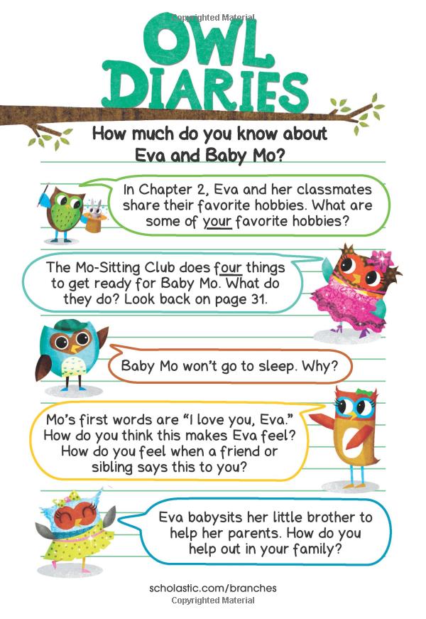 Owl Diaries #10: Eva and Baby Mo
