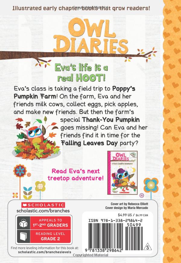 Owl Diaries #11: Trip To The Pumpkin Farm