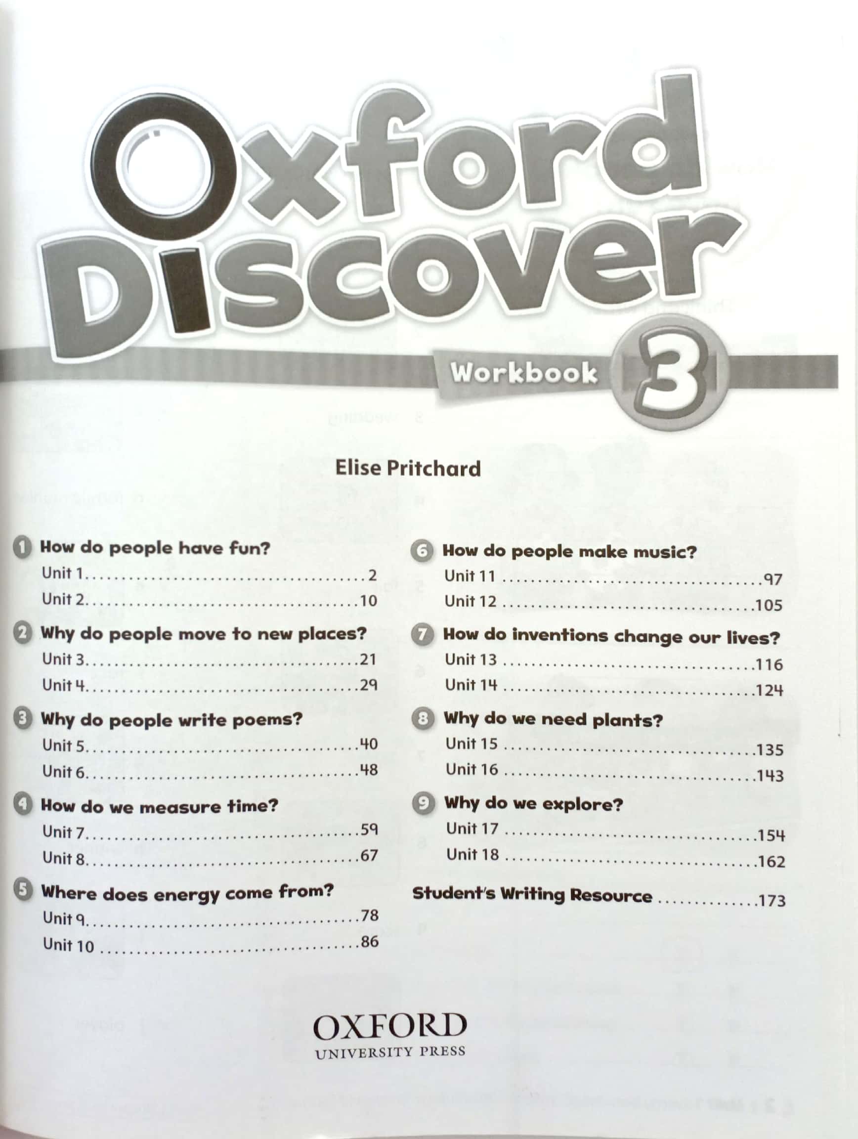 Oxford Discover 3: Workbook - FAHASA.COM