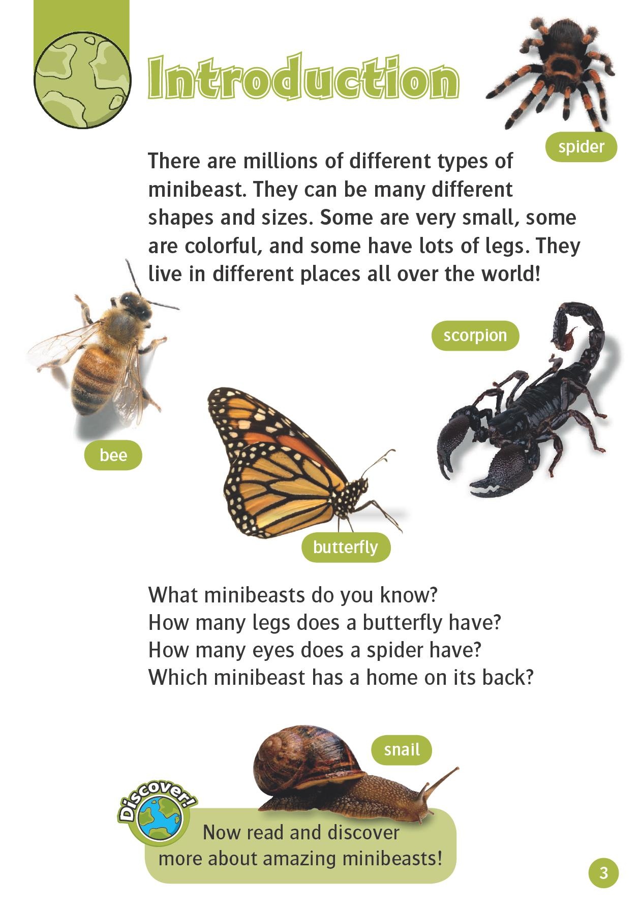 Oxford Read and Discover 3 Amazing Minibeasts - FAHASA.COM