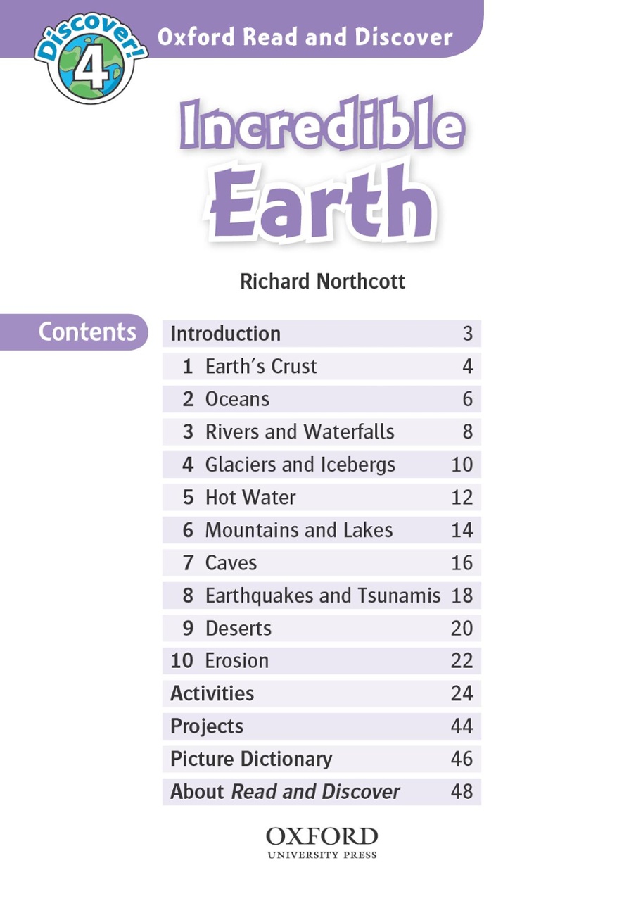 Oxford Read and Discover 4 Incredible Earth